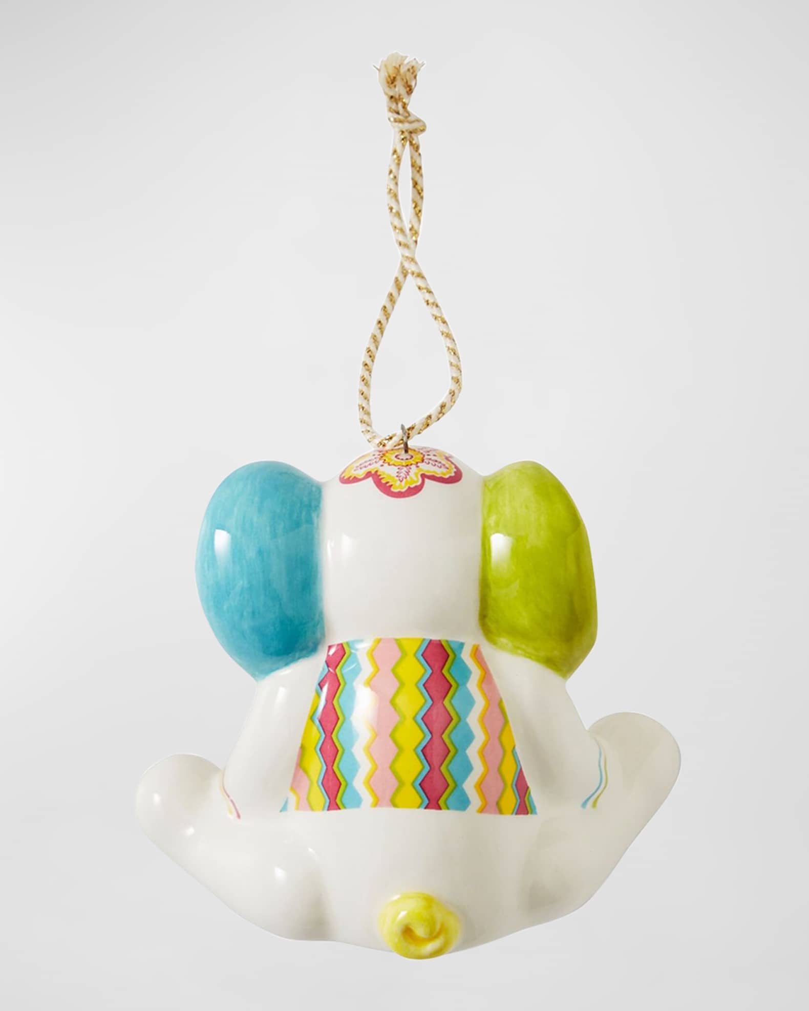 Kit Kemp for Spode Jambo Elephant Patchwork Ornament | Neiman Marcus