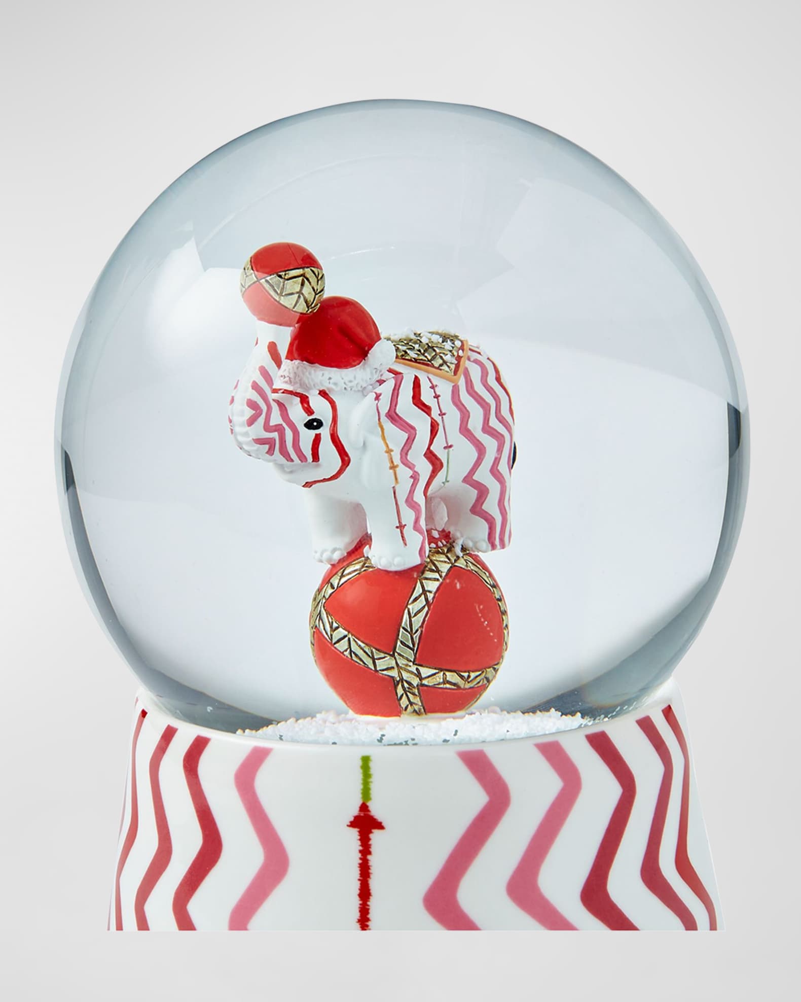 Kit Kemp for Spode Christmas Doodles Rik Rak Snow Globe | Neiman Marcus