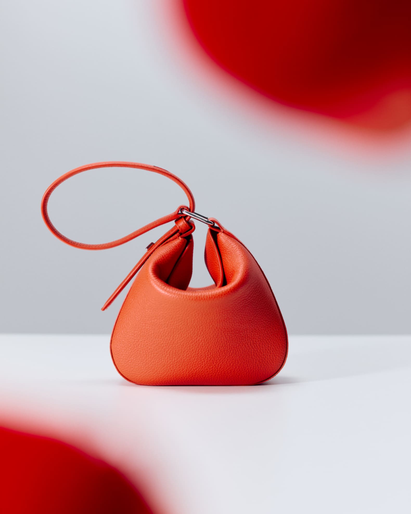 Akris Anna Little Leather Hobo Bag | Neiman Marcus