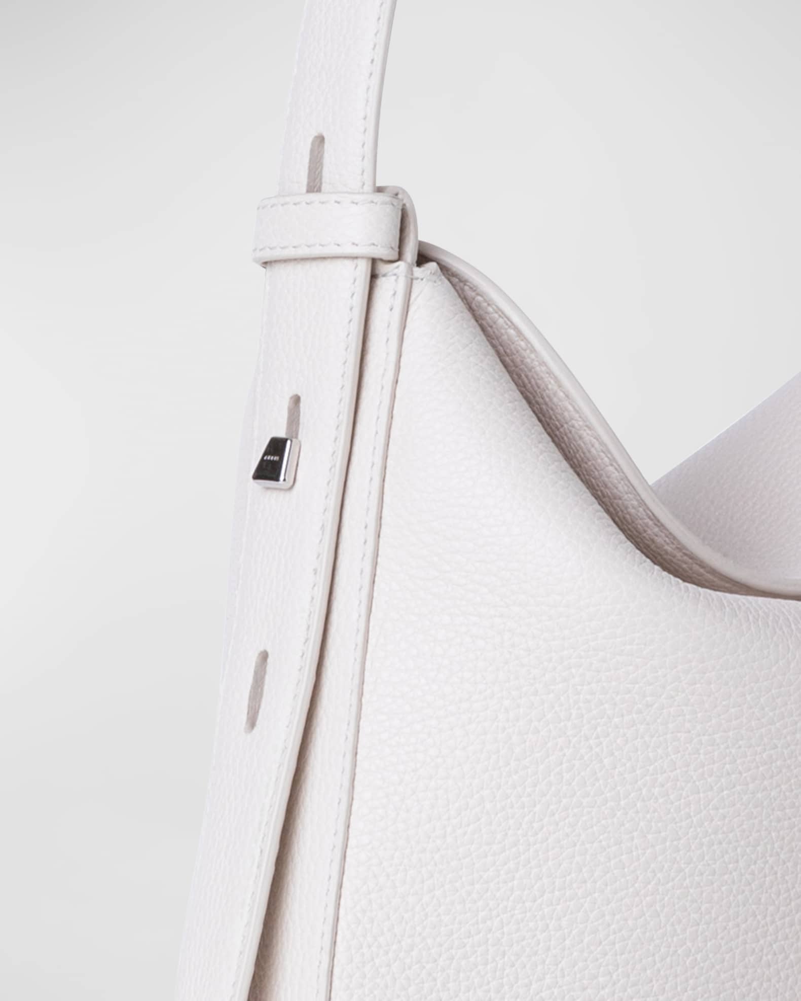 Akris Anna Little Leather Hobo Bag | Neiman Marcus