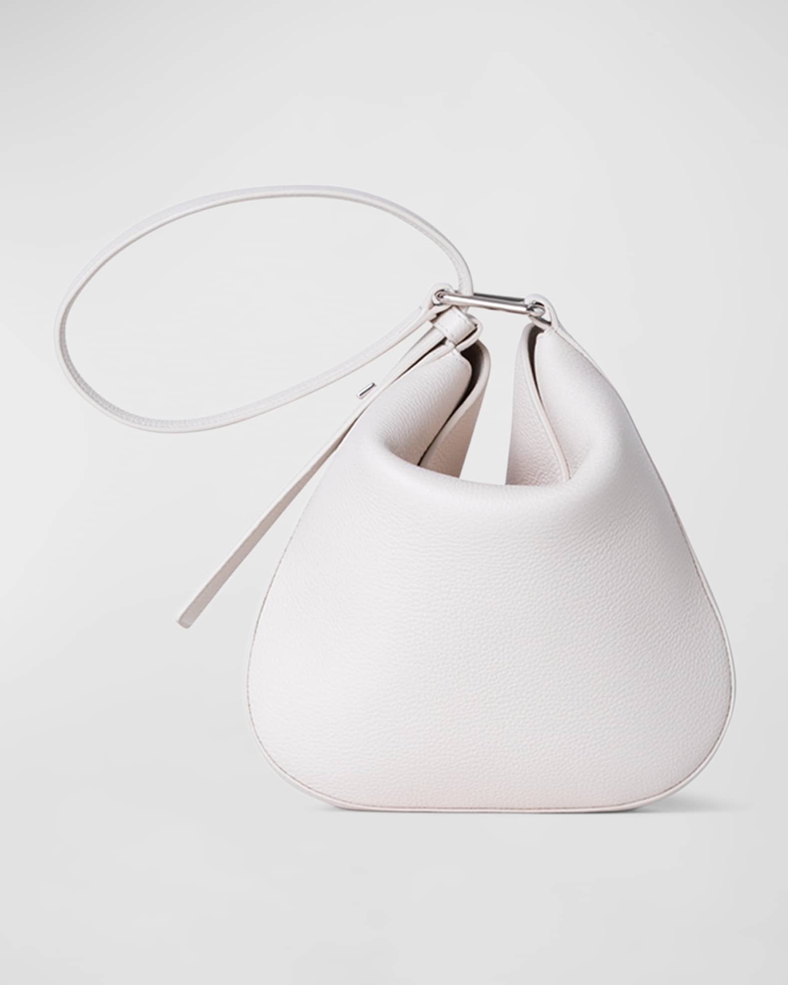 Akris Anna Little Leather Hobo Bag | Neiman Marcus