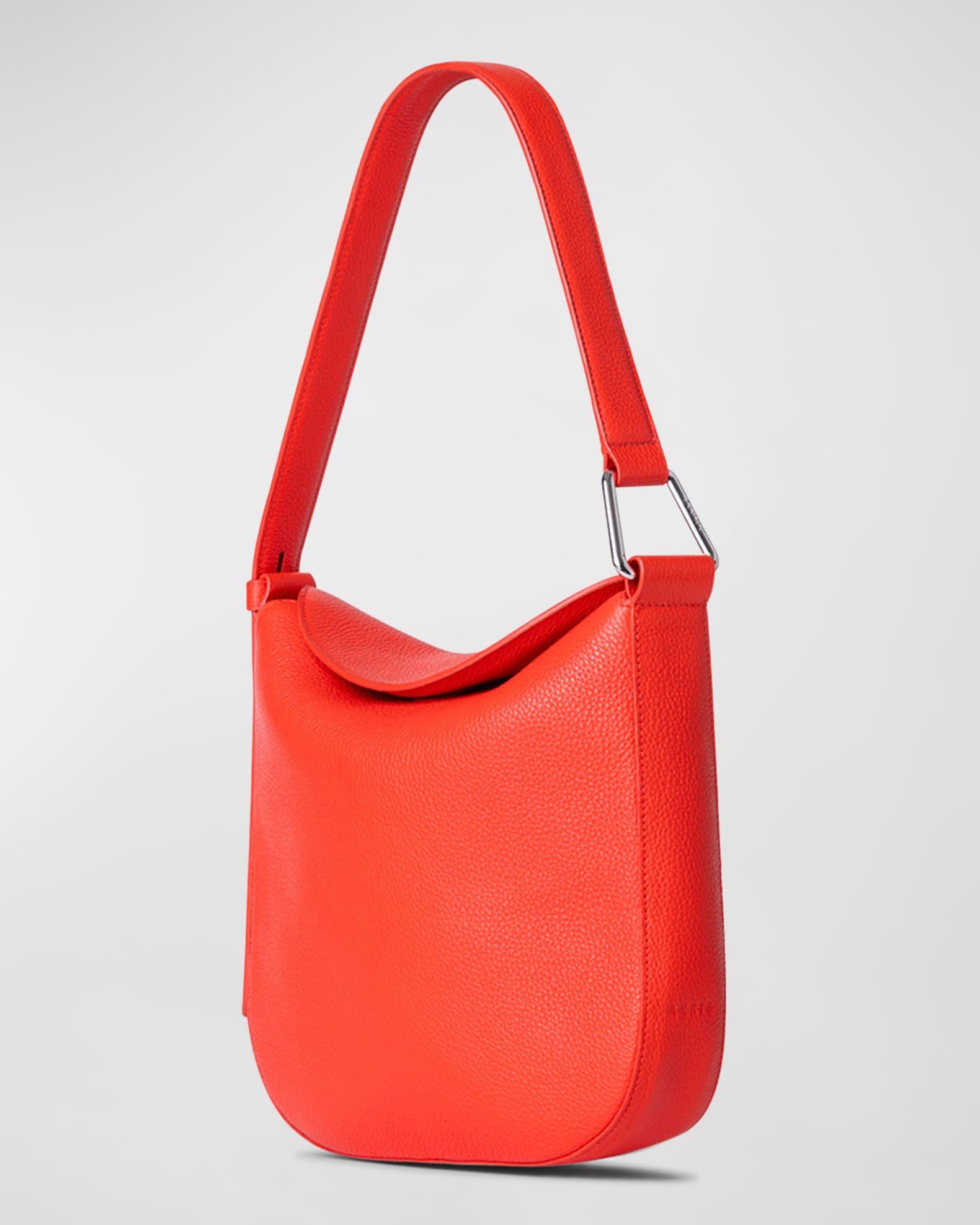 Akris Anna Little Leather Hobo Bag | Neiman Marcus