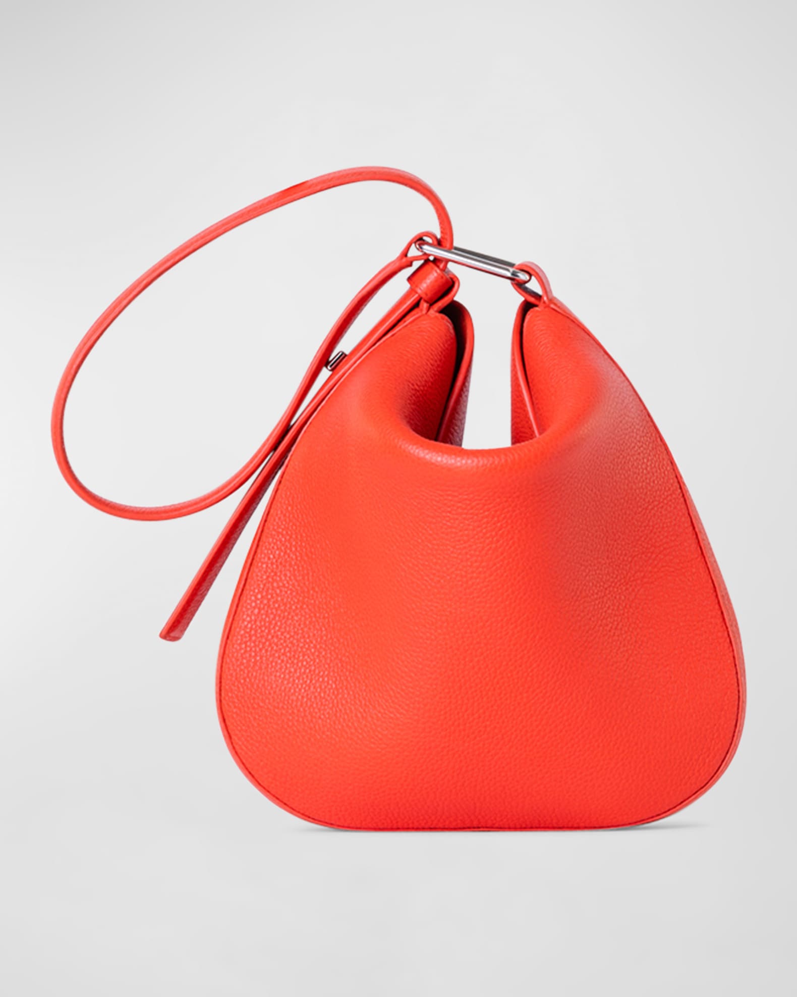 Akris Anna Little Leather Hobo Bag | Neiman Marcus