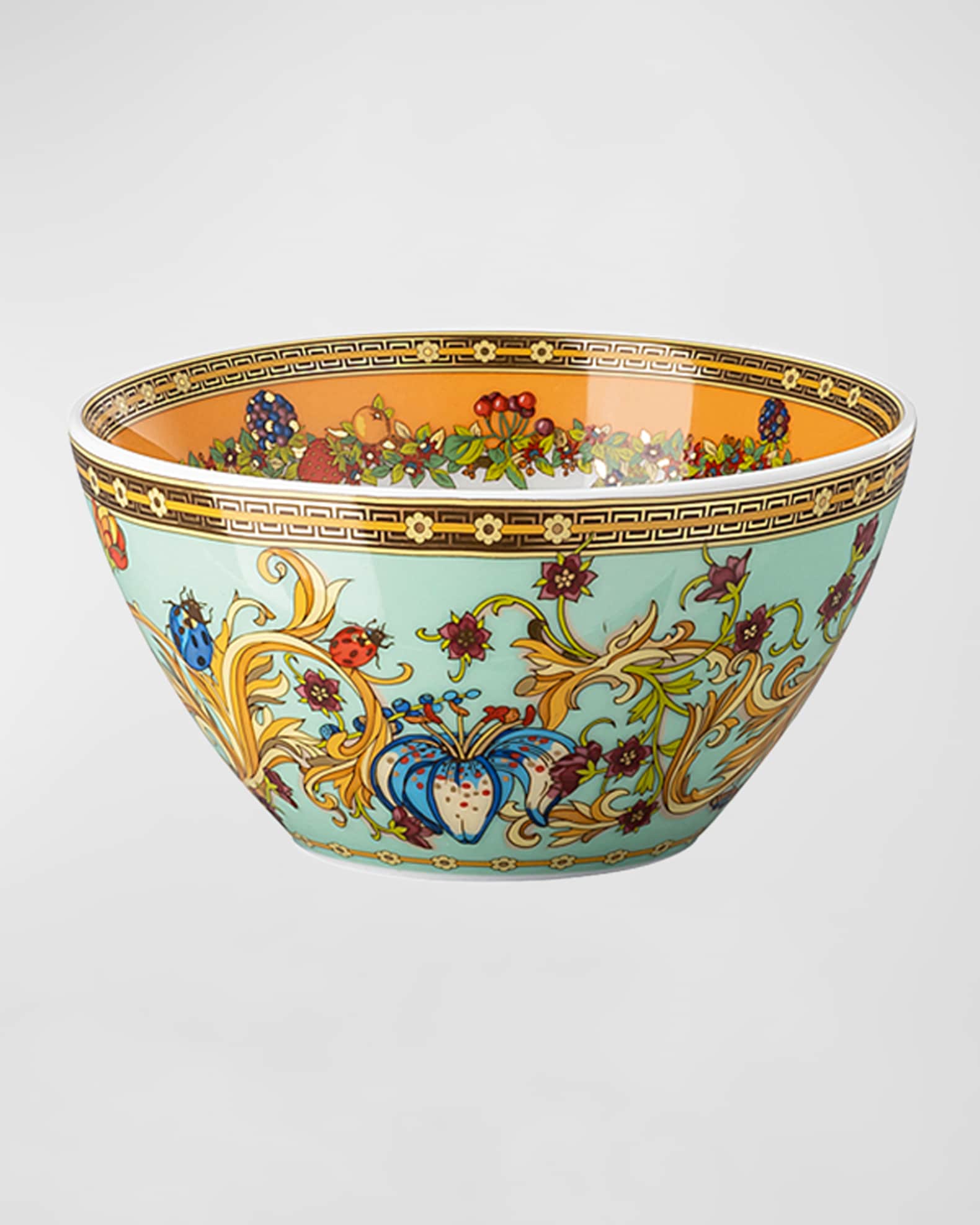 Versace Butterfly Garden Modern Bowl | Neiman Marcus