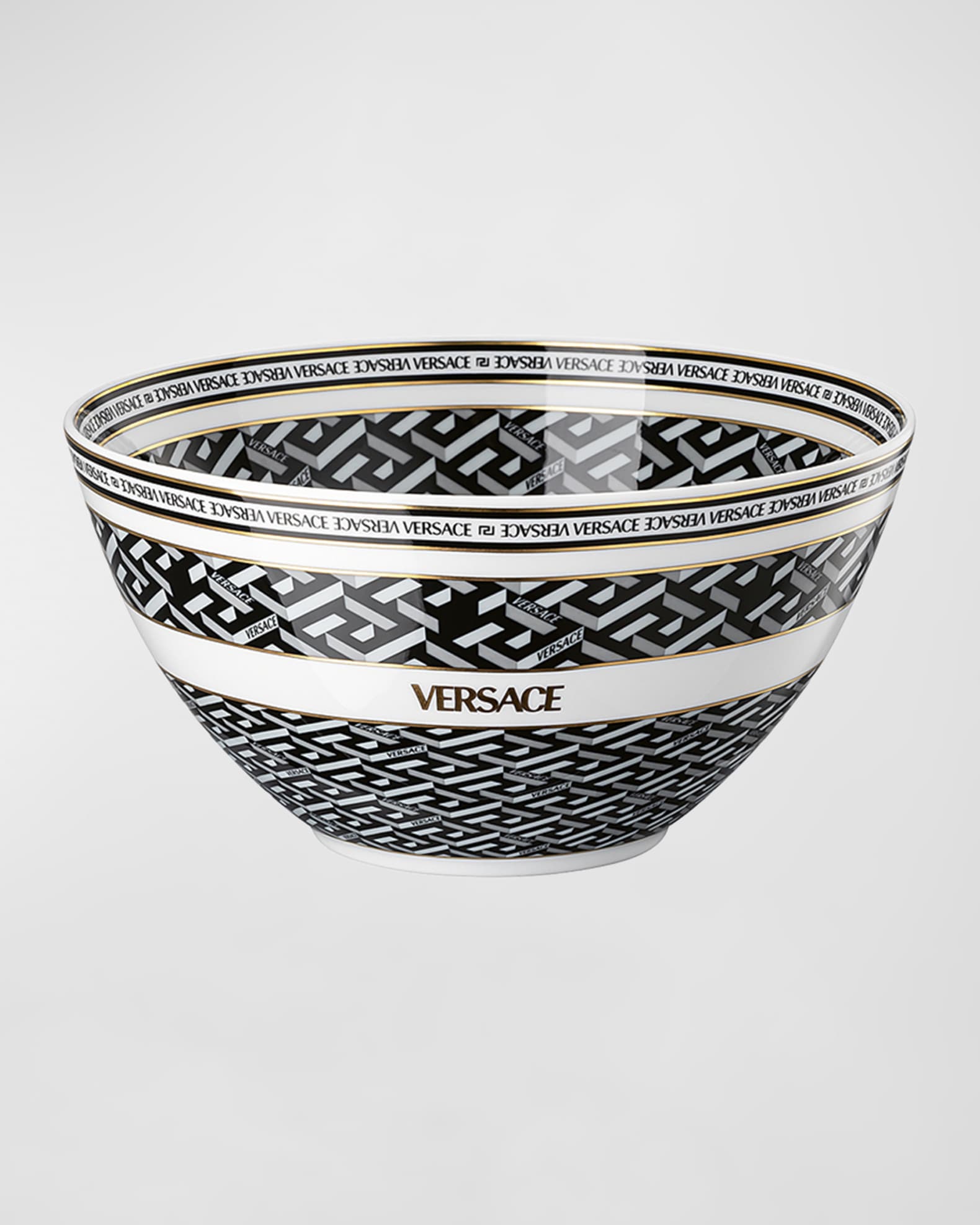 Versace La Greca Signature Bowl, 7" | Neiman Marcus