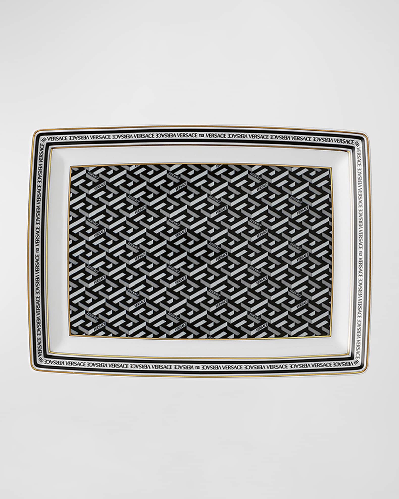 Versace La Greca Signature Letter Tray, 7" | Neiman Marcus