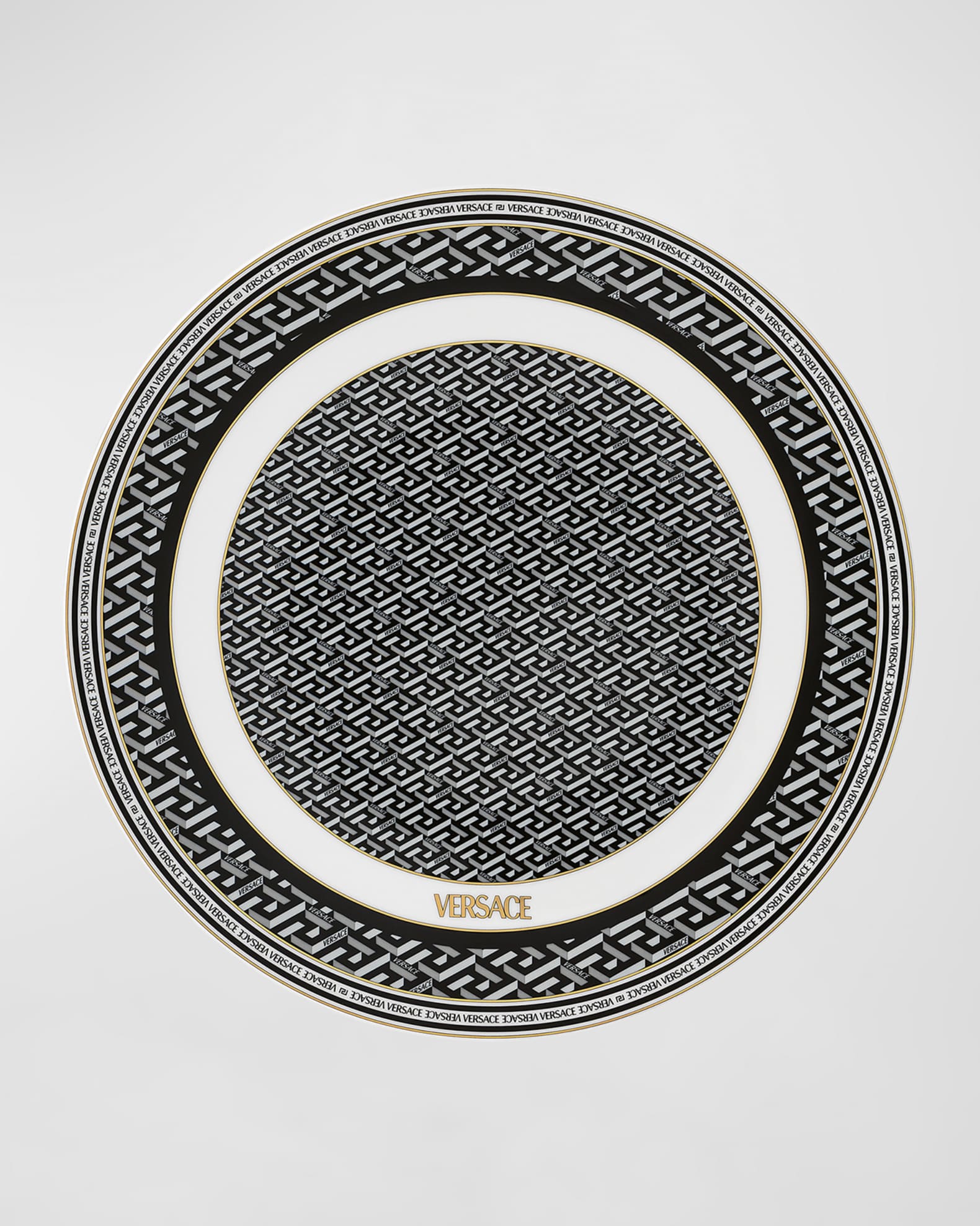 Versace La Greca Signature Service Plate | Neiman Marcus