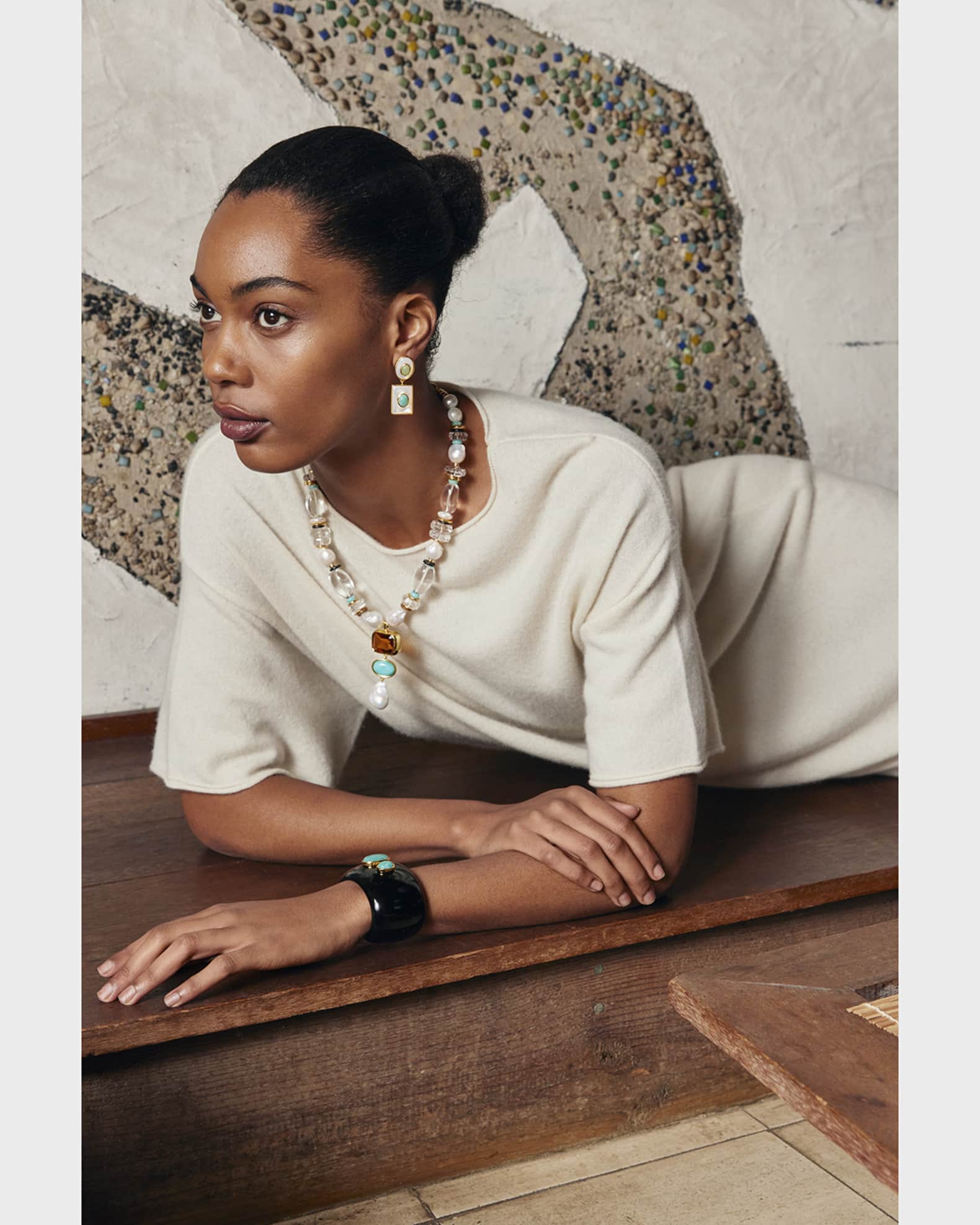 Lizzie Fortunato Ethereal Pool Earrings | Neiman Marcus