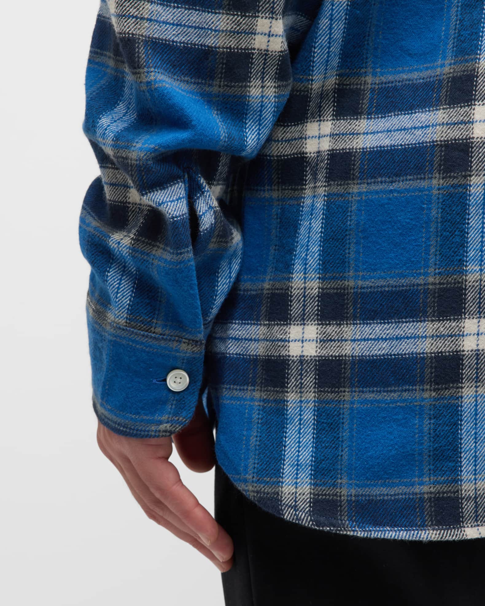 Givenchy Men's Plaid Flannel Button-Down Shirt | Neiman Marcus