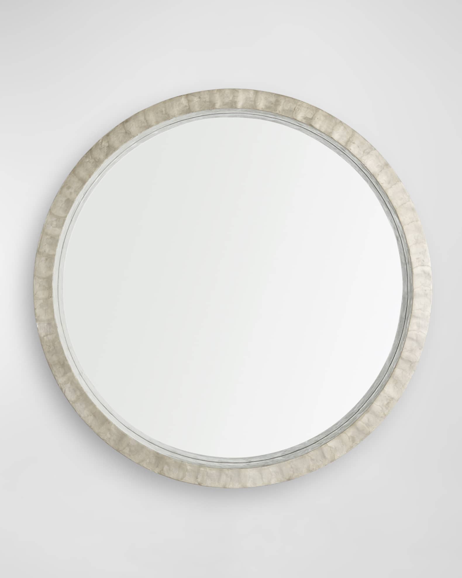 32" Round Capiz Mirror Designed By J. Kent Martin | Neiman Marcus