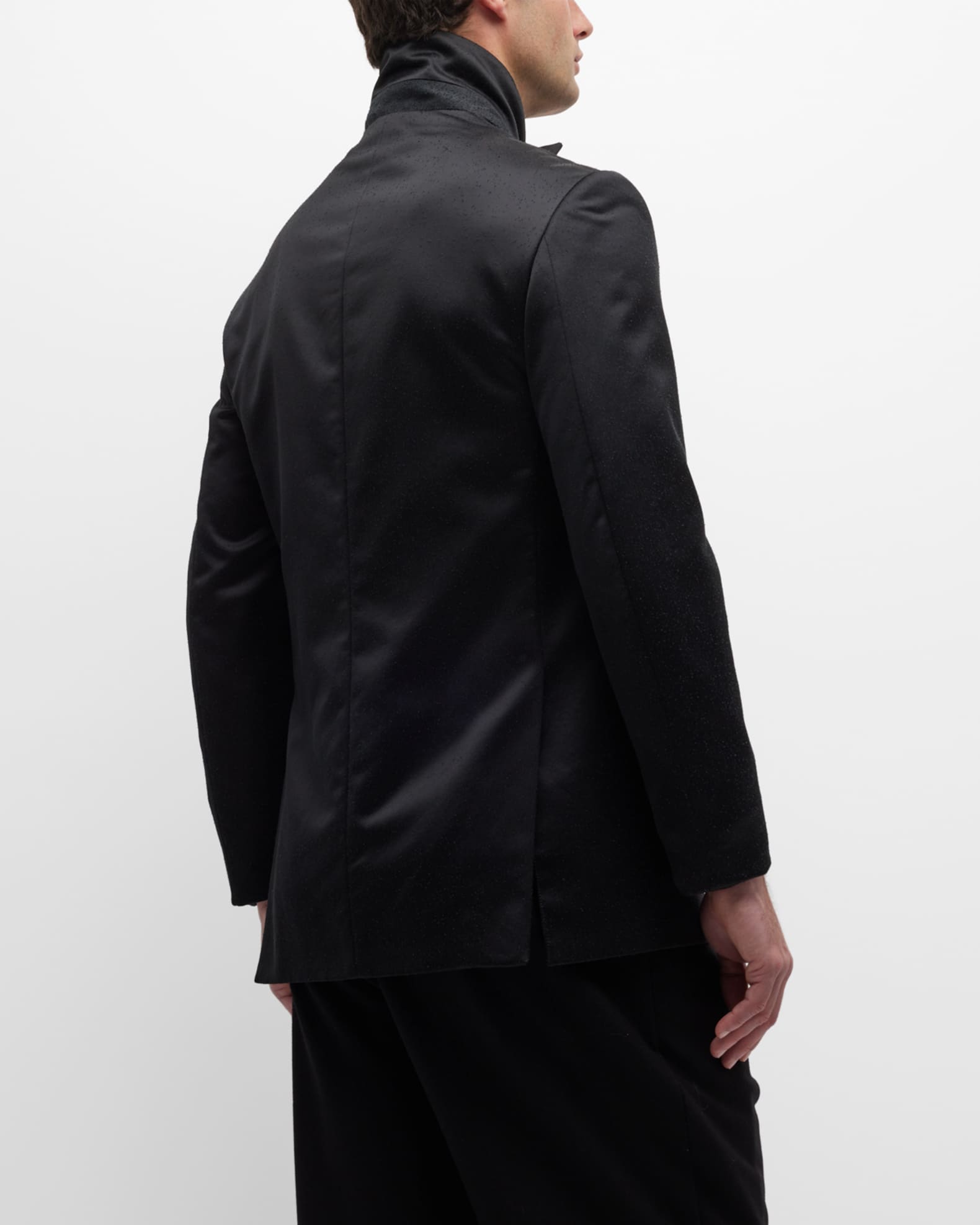 Amiri Men's Double-Breasted Stand Collar Blazer | Neiman Marcus Amiri Men's Double-Breasted Stand Collar Blazer | Neiman Marcus