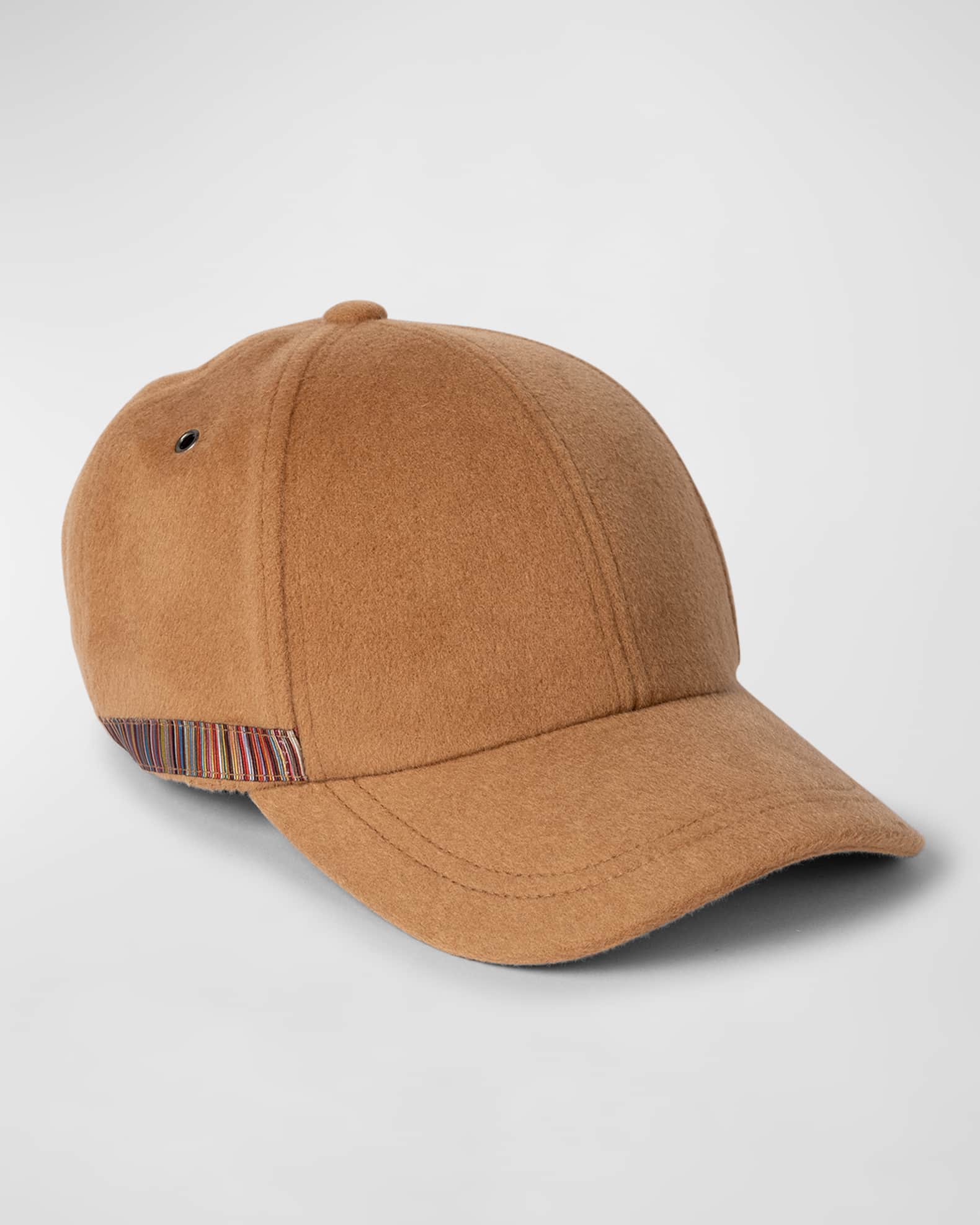 Paul Smith Men's Cashmere-Wool Baseball Cap | Neiman Marcus