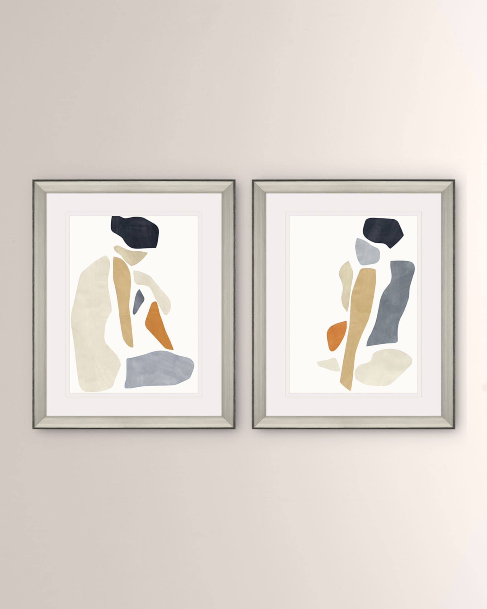 "Silhouette Blocks Reflect" Art Print | Neiman Marcus