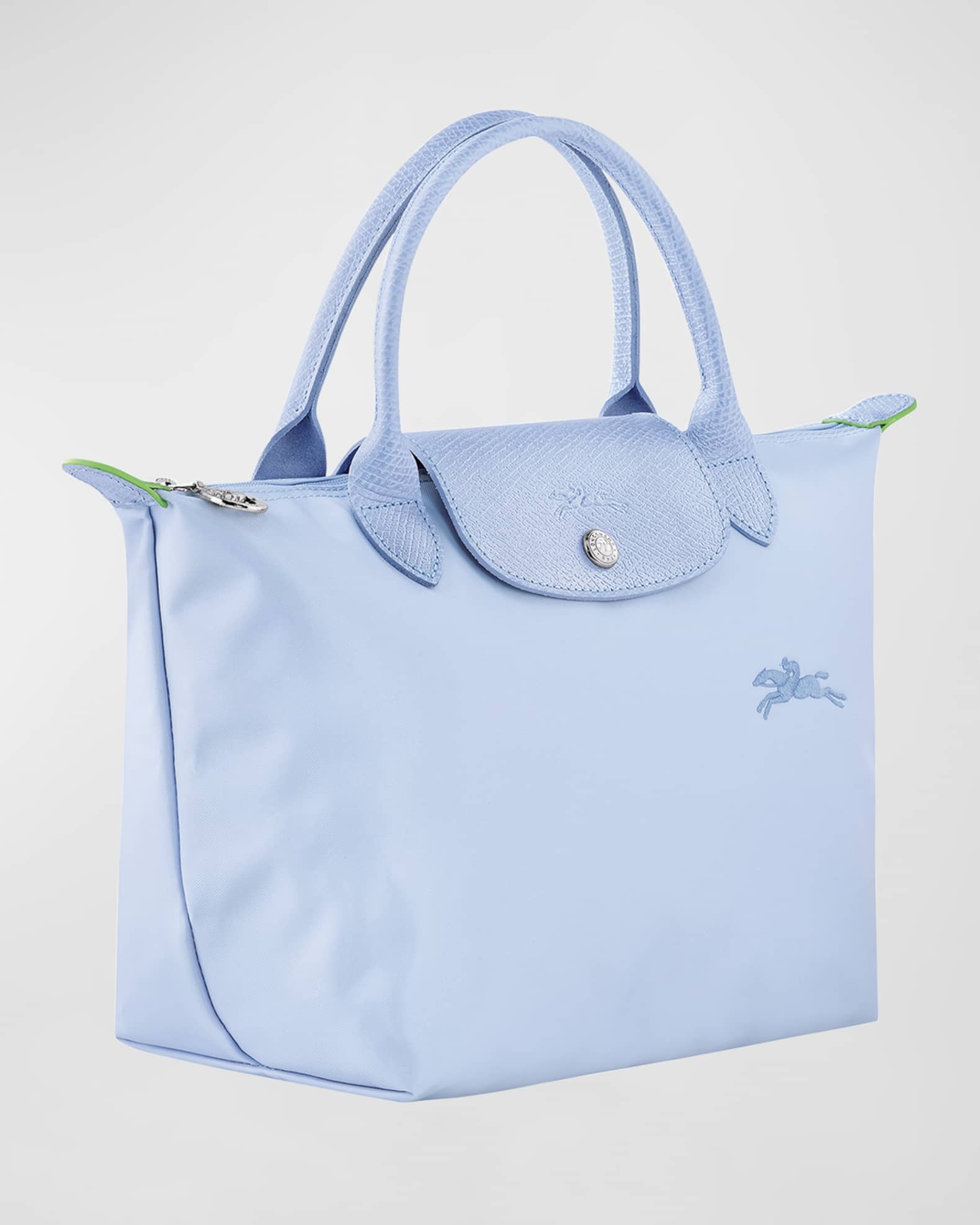 Longchamp Le Pliage Green Small Top-Handle Bag | Neiman Marcus