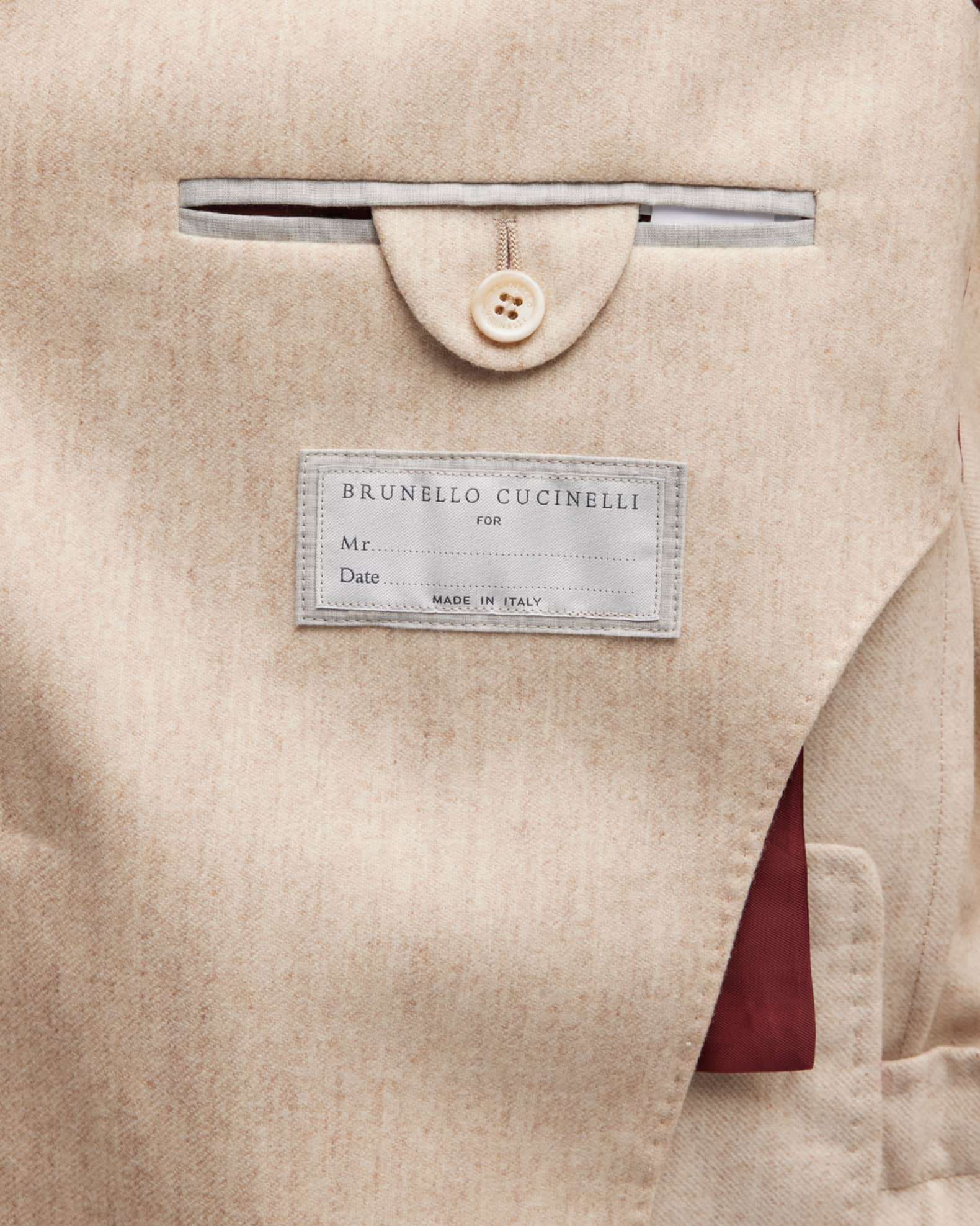 Brunello Cucinelli Men's Hollywood Glamour Double-Breasted Suit ...