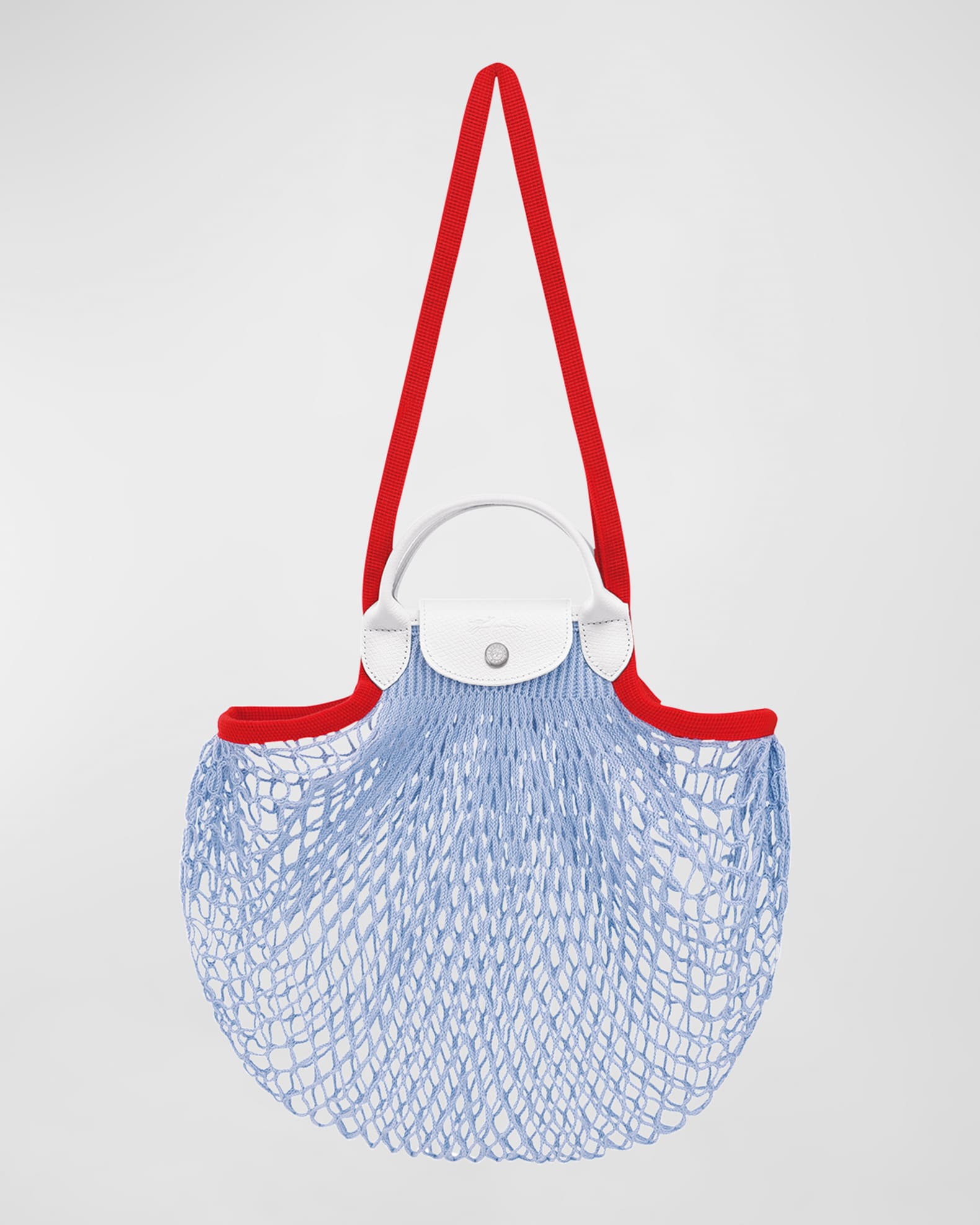 Longchamp Le Pliage Filet Knit Shoulder Bag | Neiman Marcus