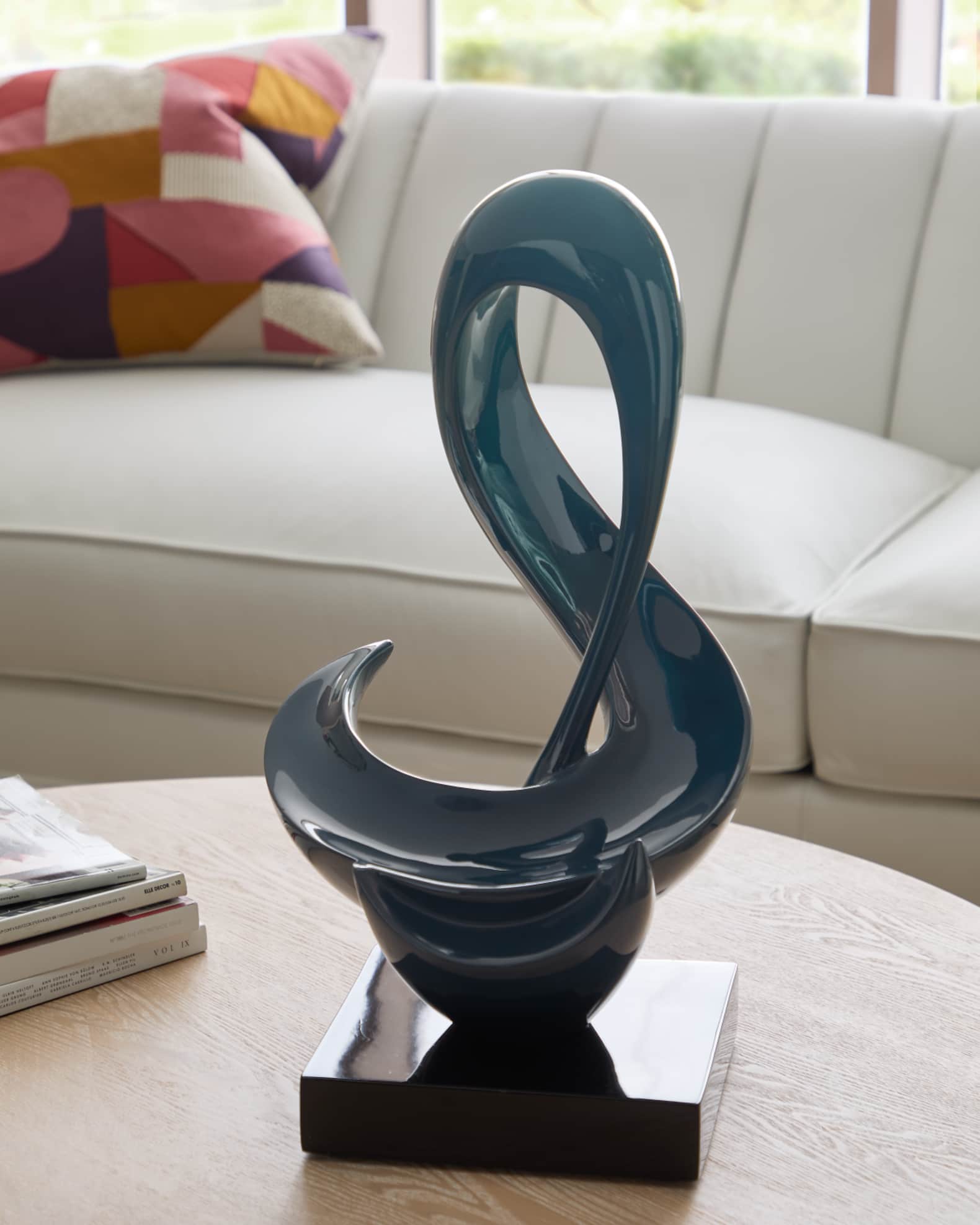 John-Richard Collection Sinuous Loop Sculpture | Neiman Marcus