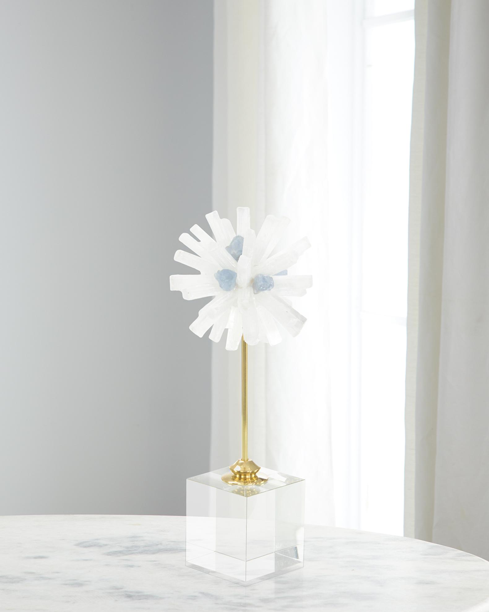 John-Richard Collection Selenite Starburst Sculpture III | Neiman Marcus