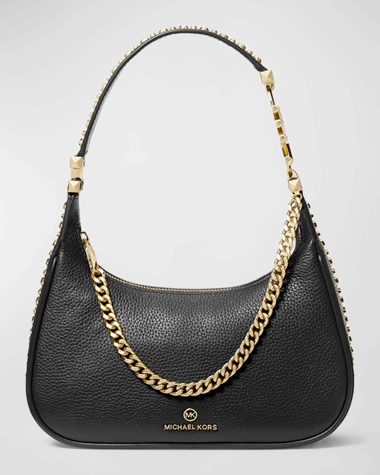 MICHAEL Michael Kors Piper Small Studded Pouchette Shoulder Bag ...