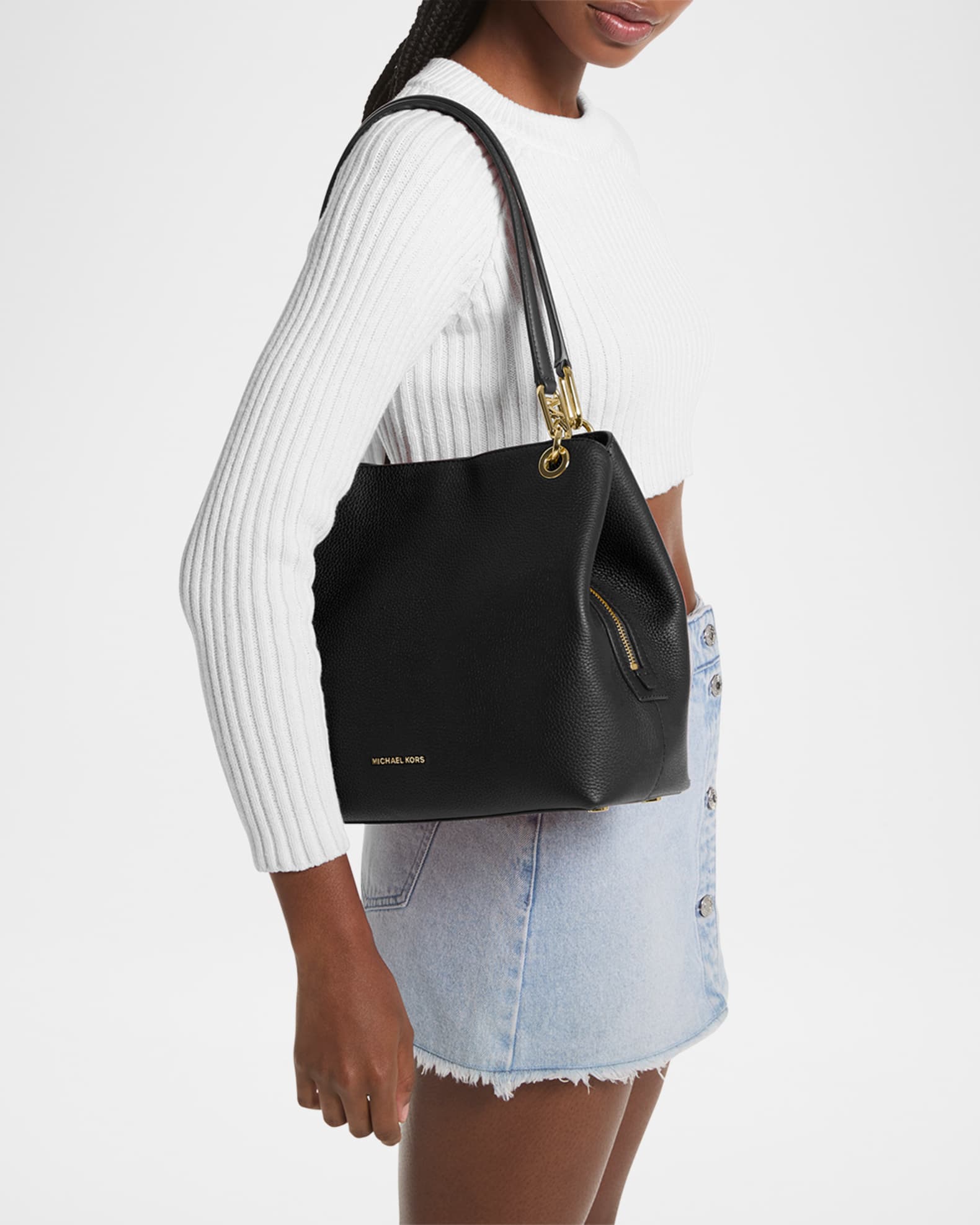 MICHAEL Michael Kors Kensington Large Leather Tote Bag | Neiman Marcus