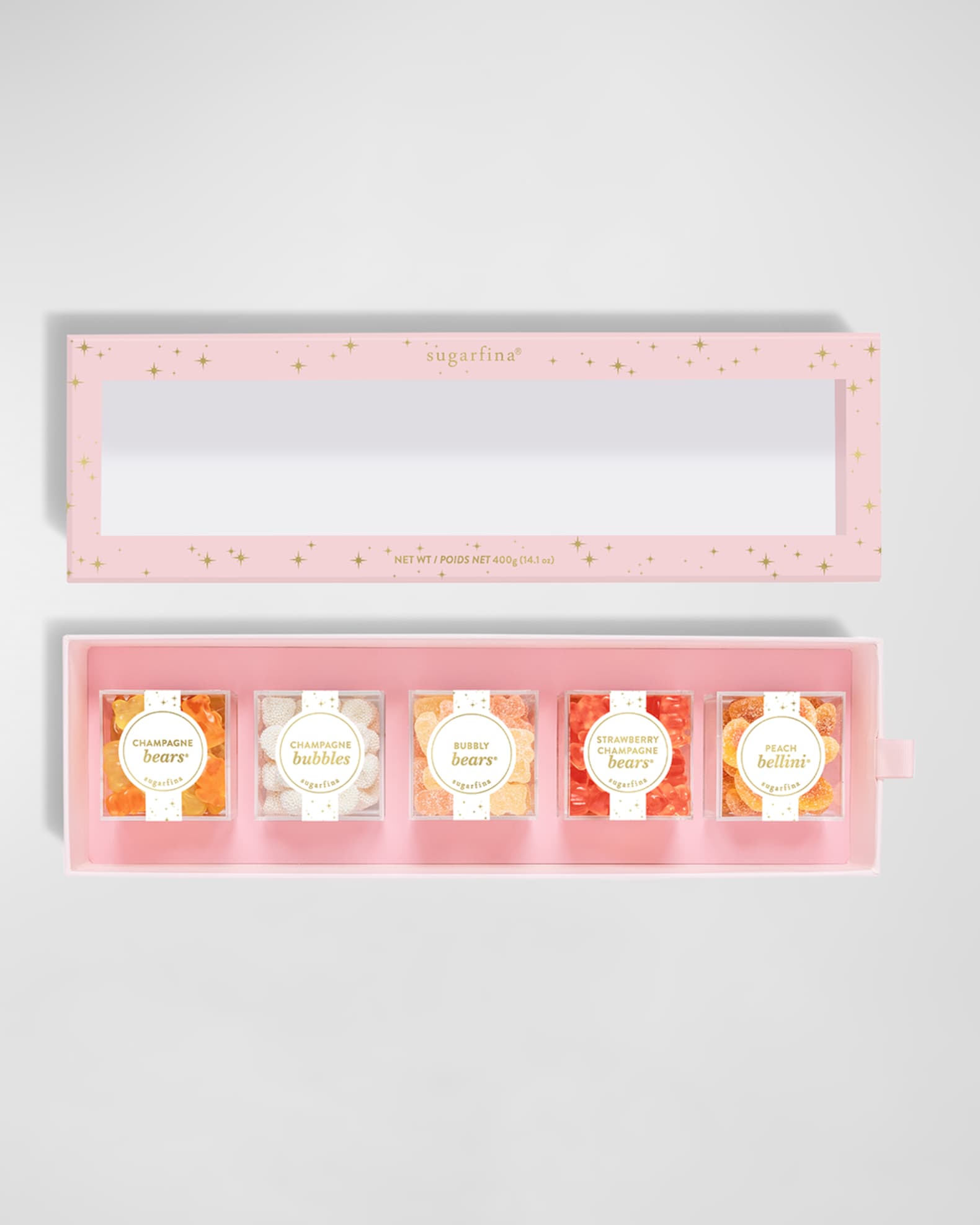 Sugarfina Champagne Flight 5-Piece Candy Bento Box | Neiman Marcus