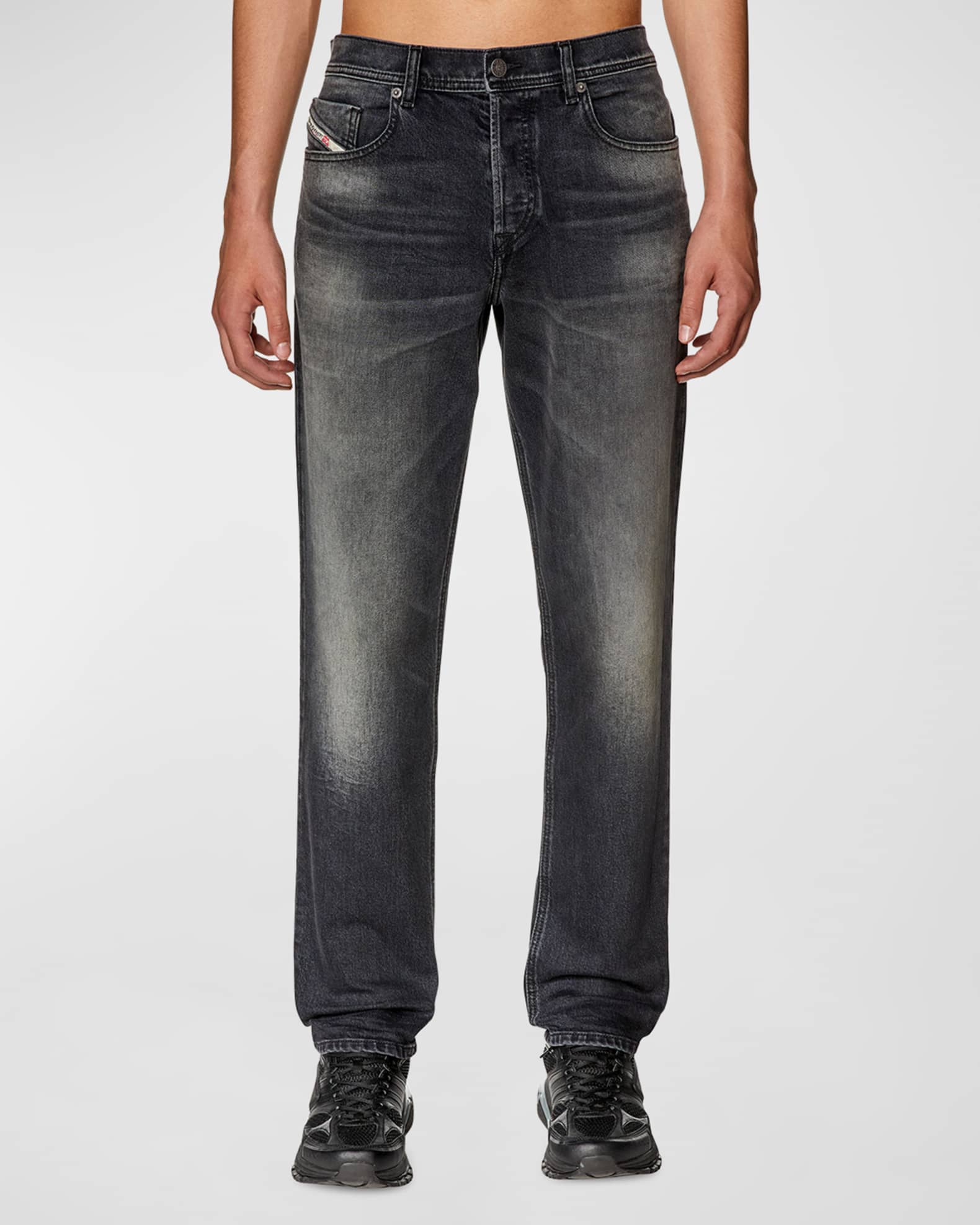 Diesel Men's 2023 D-Finitive L.32 Dark Grey Wash Stretch Denim Jeans ...