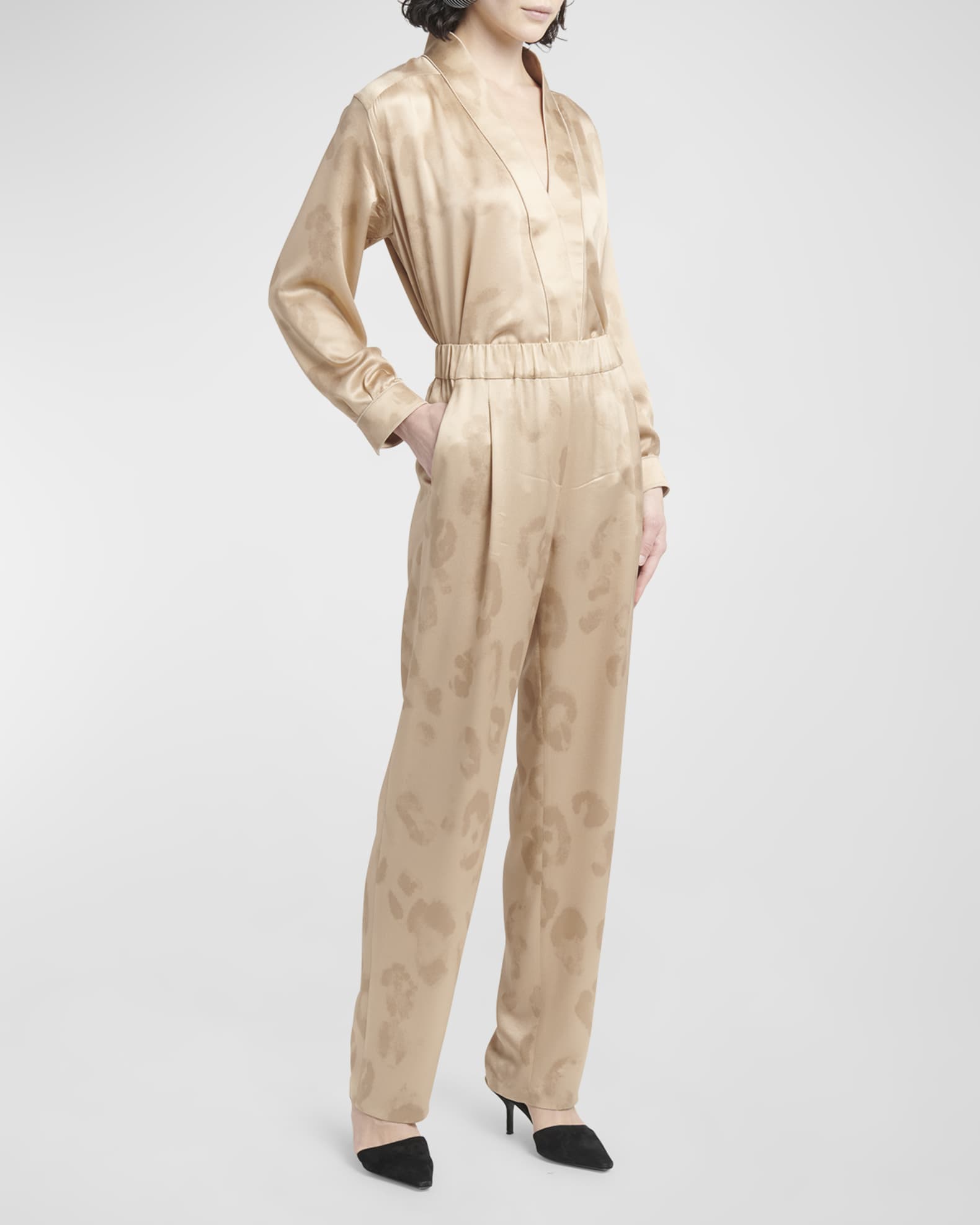 Leopard-Printed Silk Collection | Neiman Marcus