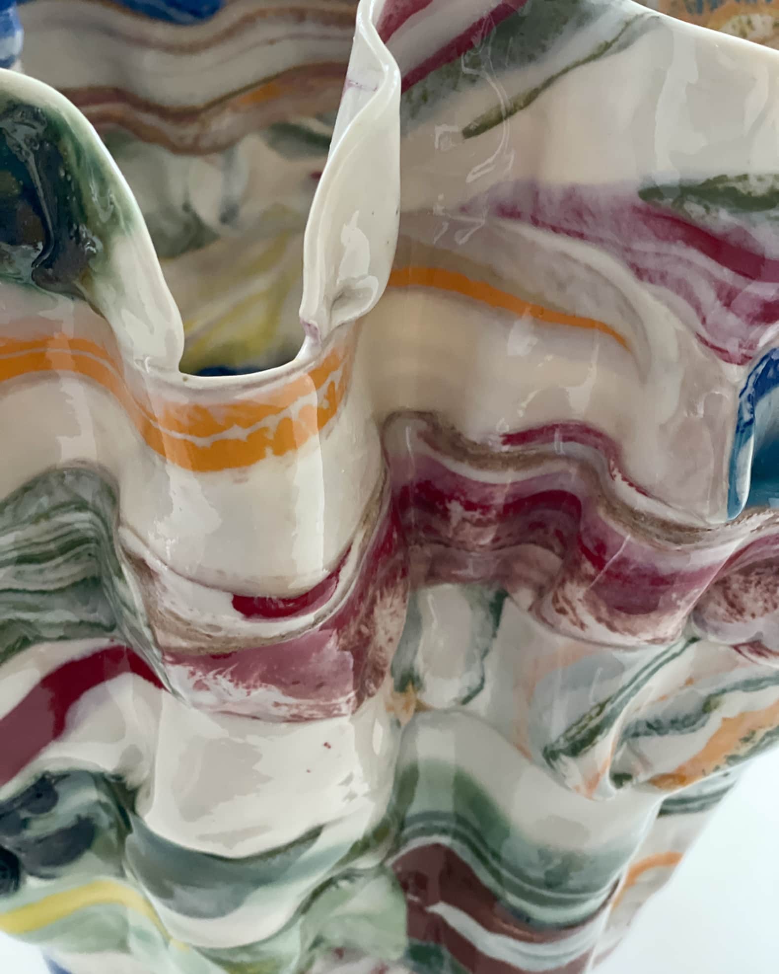 Luisa Maisel Colorful Confinement Glossy Vase 25 Neiman Marcus