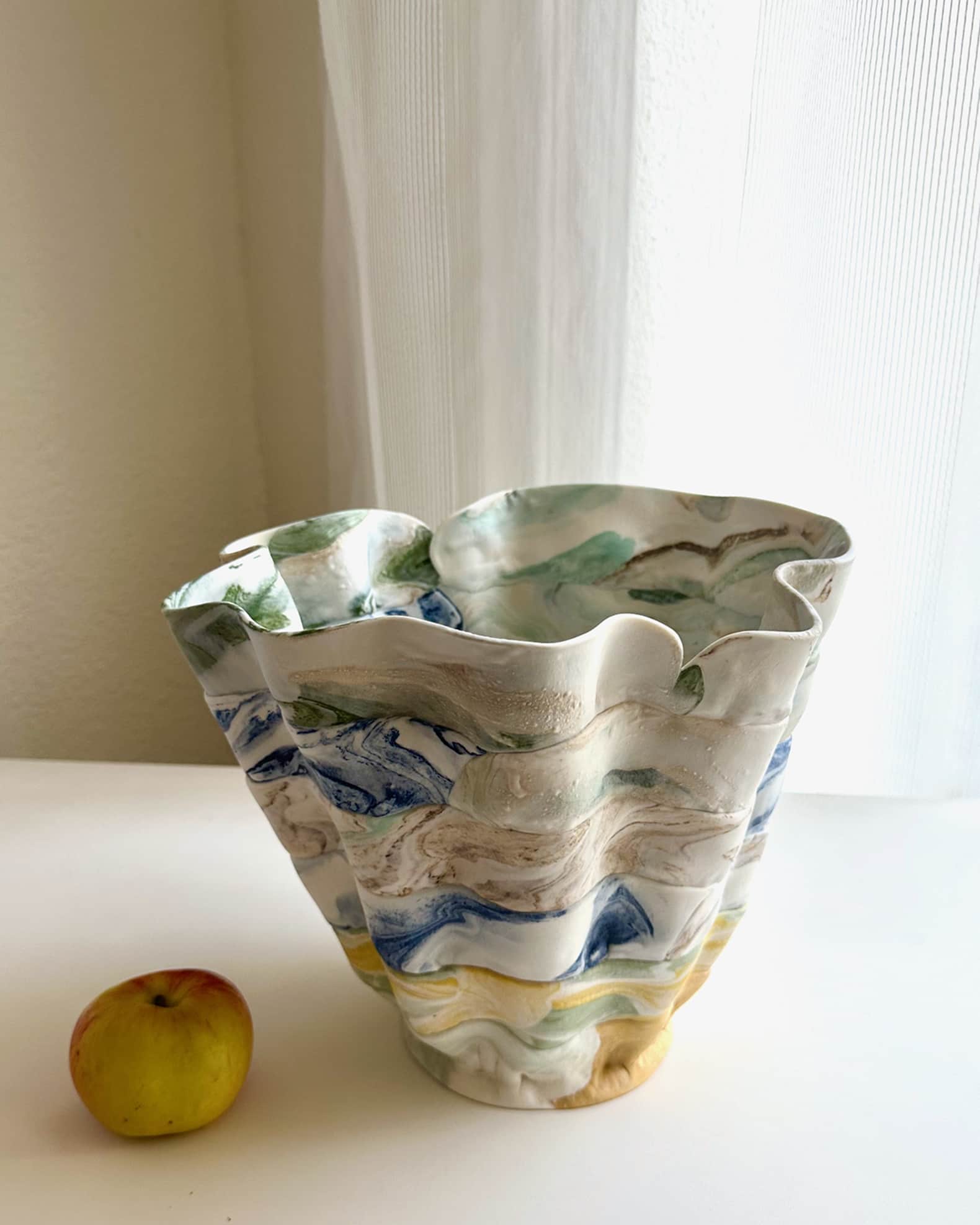 Luisa Maisel Colorful Confinement Matte Multicolor Vase 25 Neiman Marcus