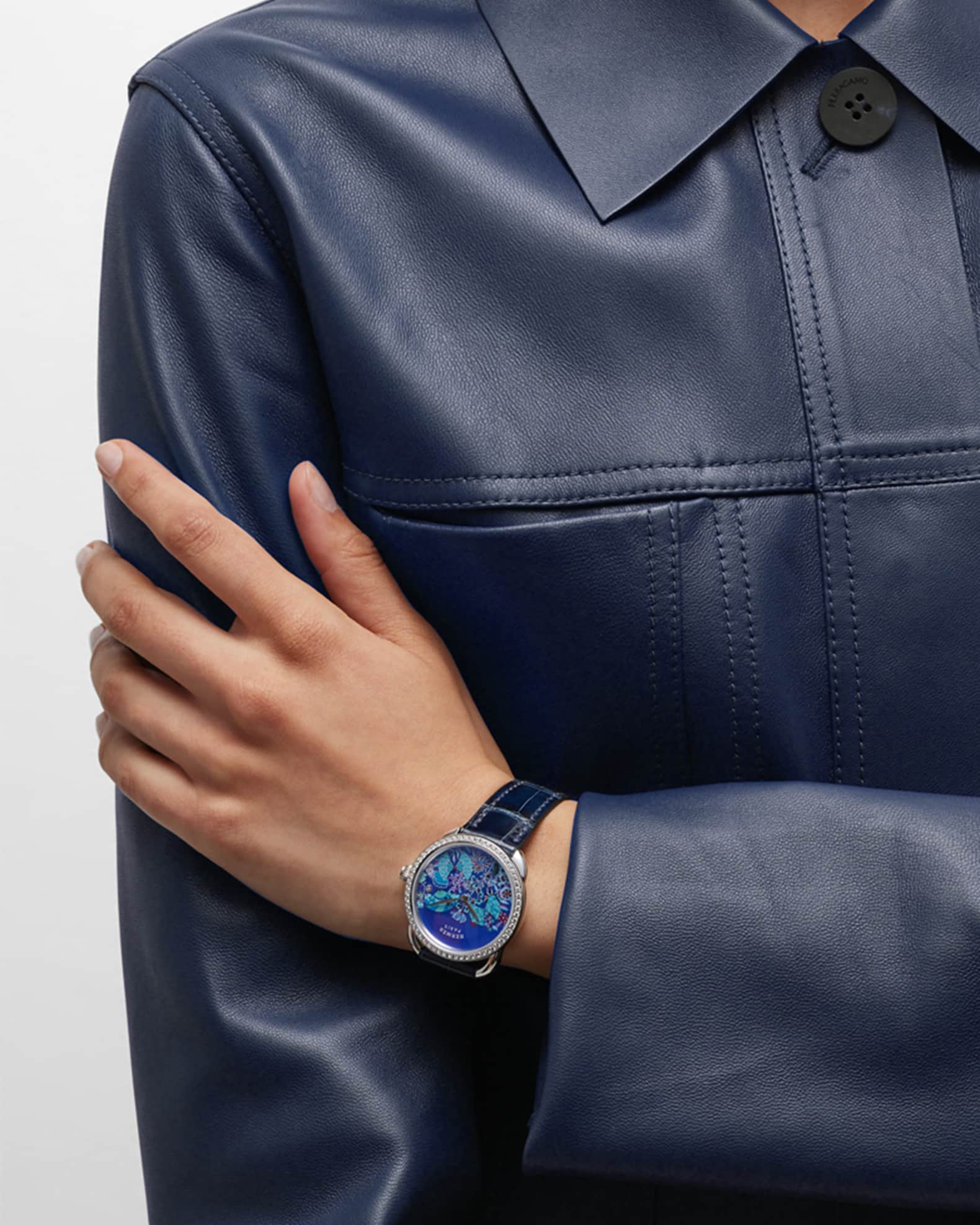 Hermes Acreau Watch, 34mm | Neiman Marcus