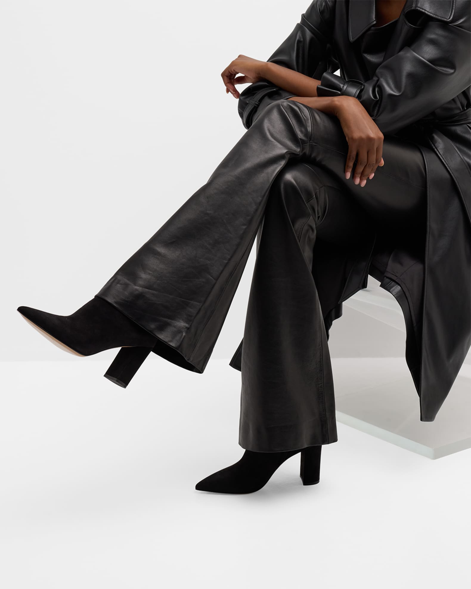 Gianvito Rossi Lyell Booties | Neiman Marcus