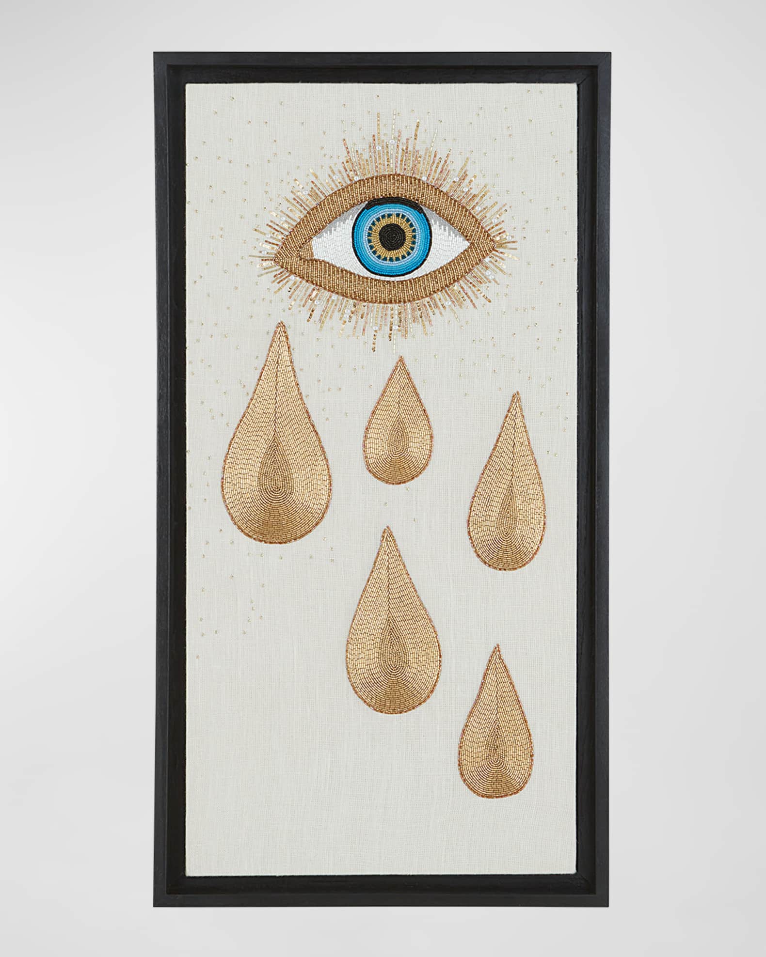 Jonathan Adler Muse Eye Tear Beaded Wall Art | Neiman Marcus