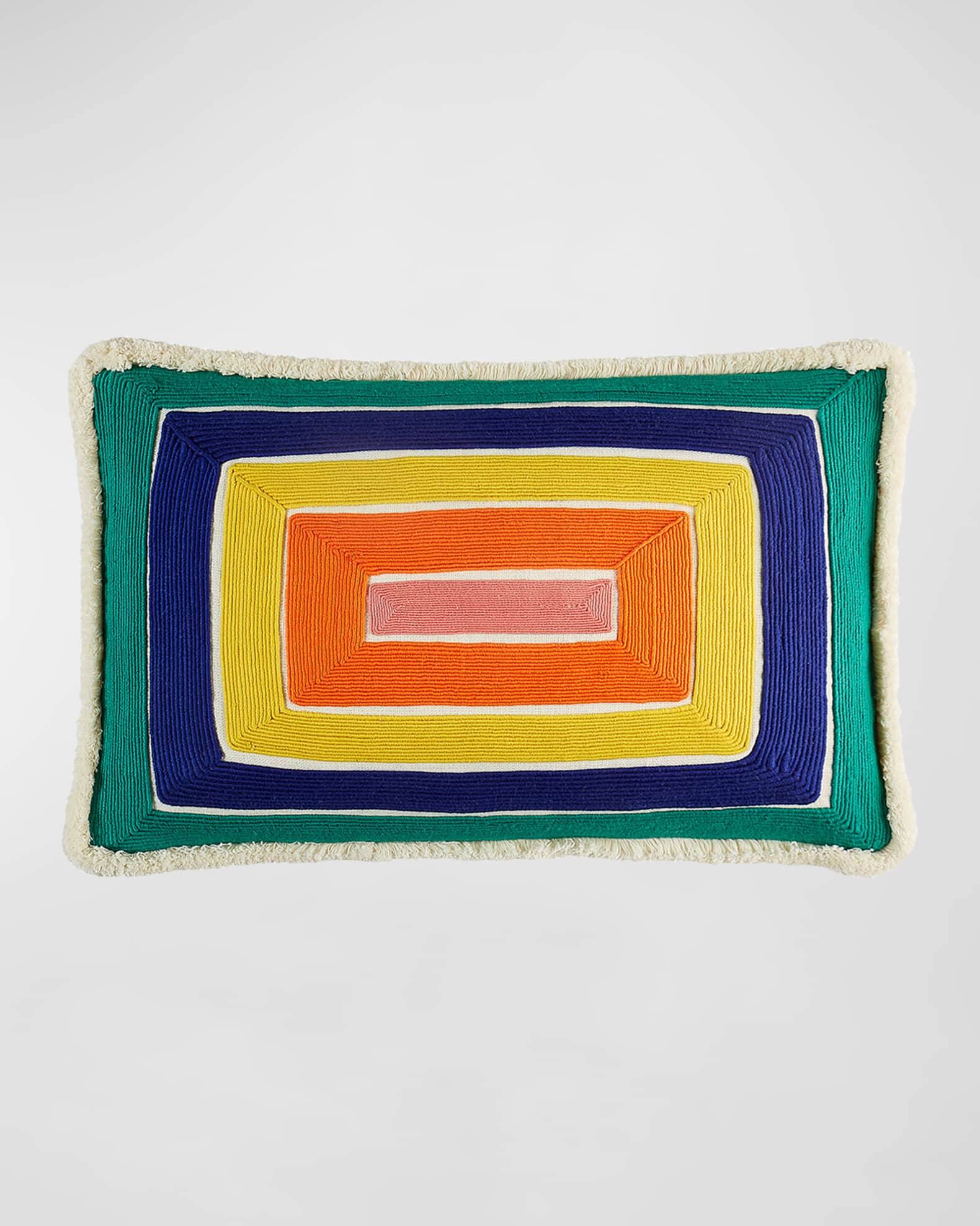 Jonathan Adler Scala Corded Rectangle Pillow, 12" x 20" | Neiman Marcus