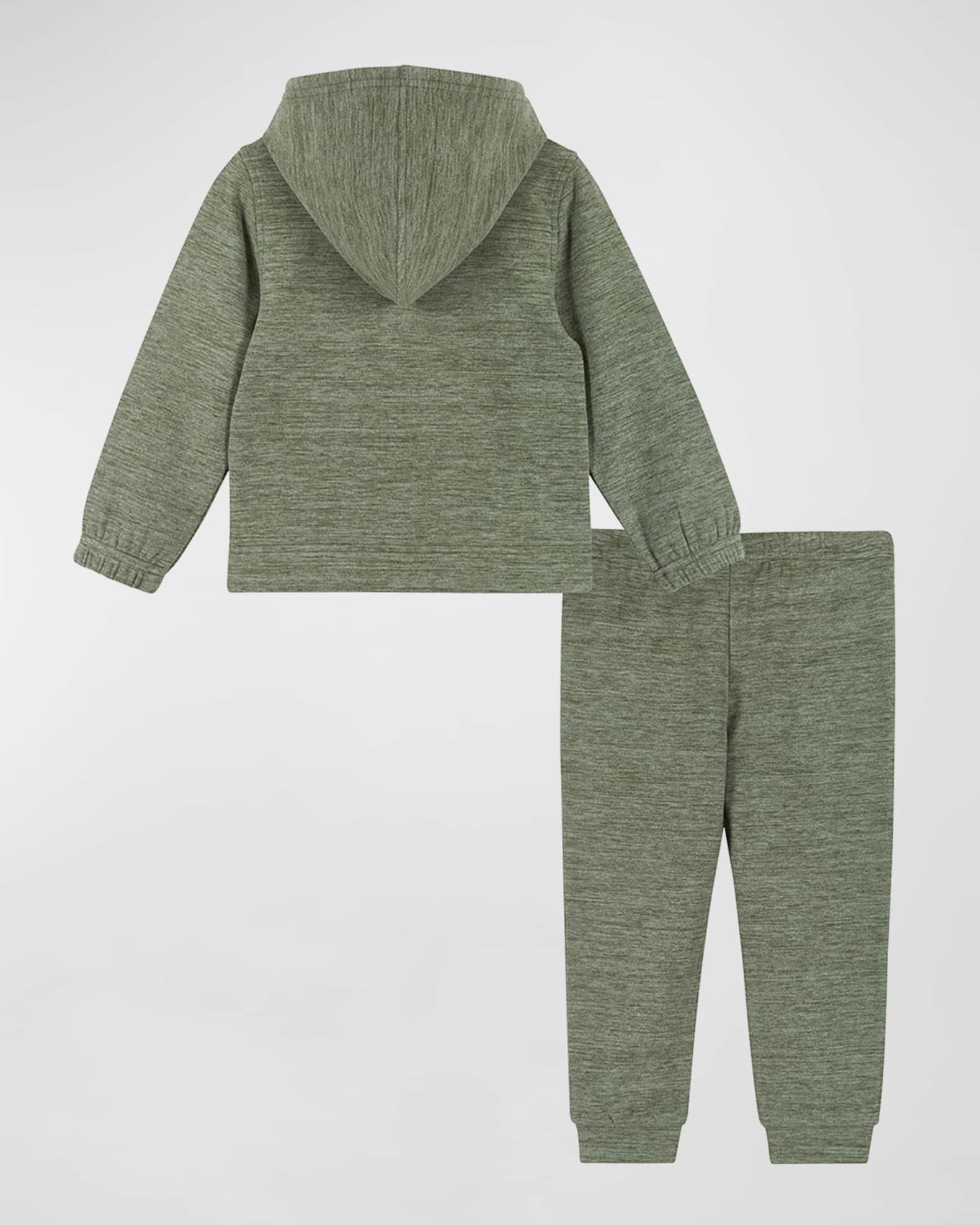 Boy's Double-Peached Sweatshirt and Pants Set | Neiman Marcus