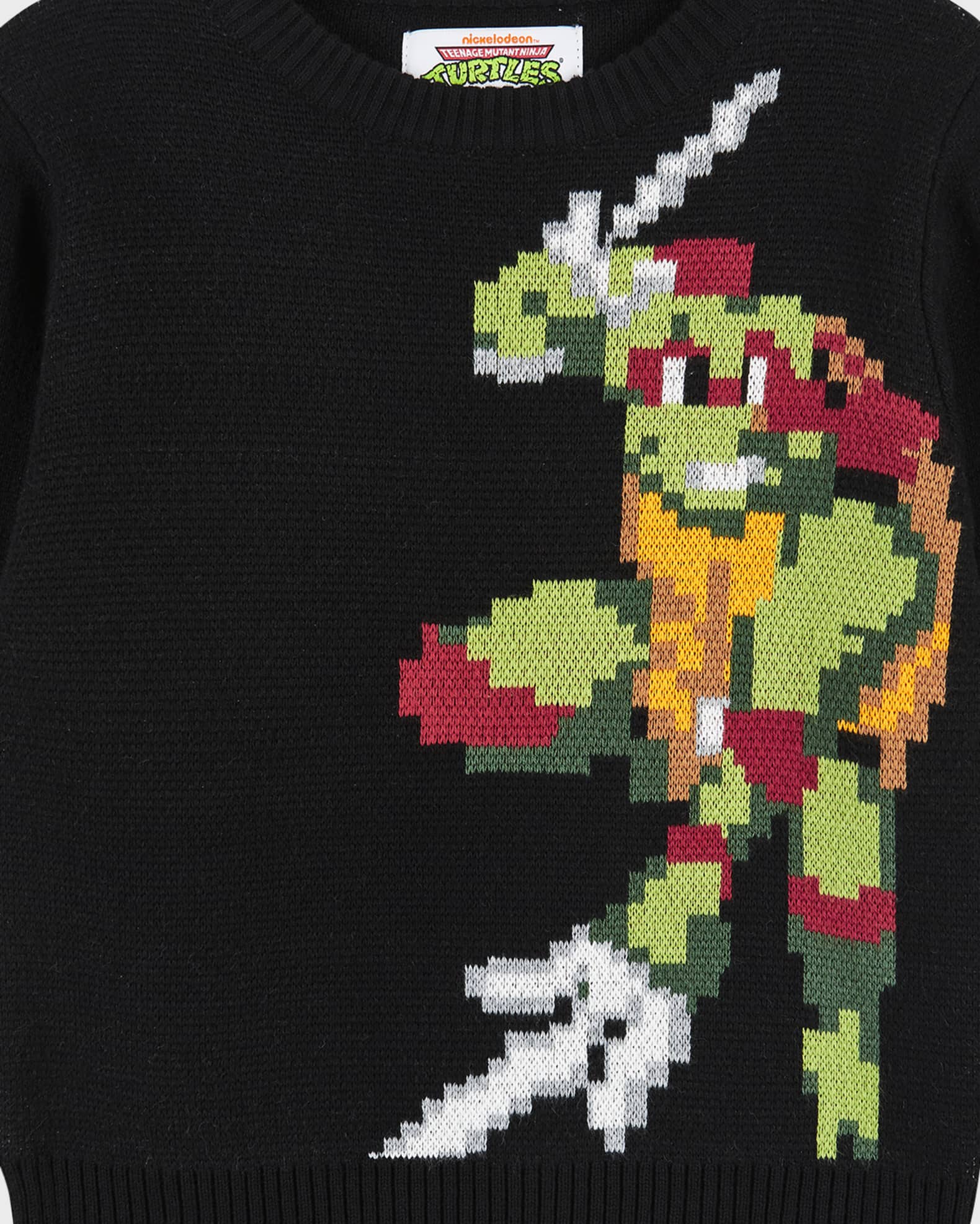 Boy's Turtles Jacquard Sweater | Neiman Marcus