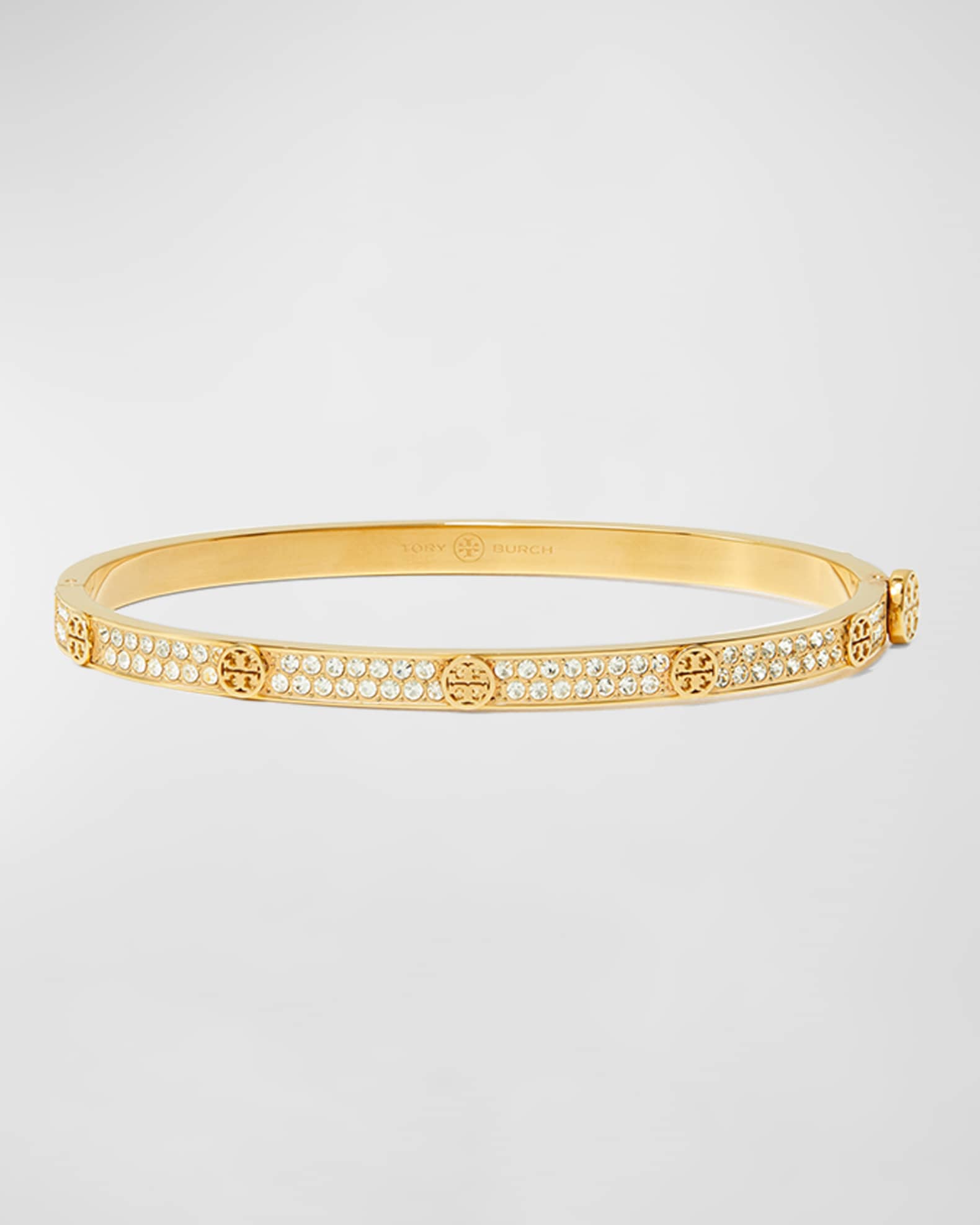 Miller Double T Crystal Stud Bracelet 5mm