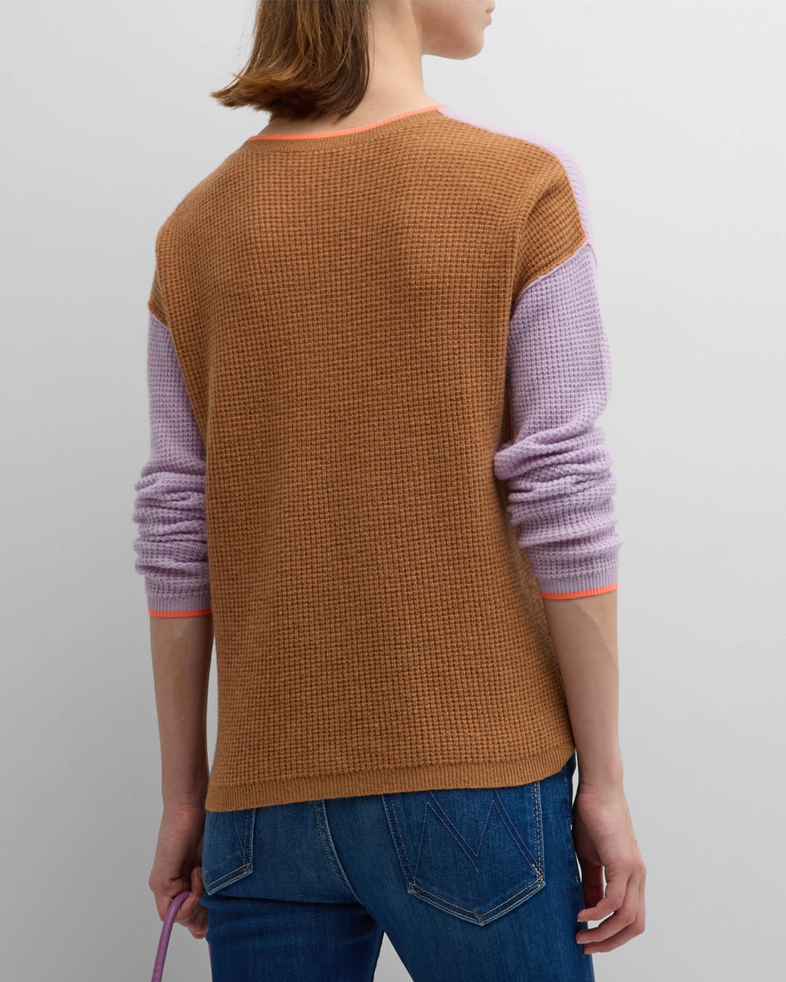 Lisa Todd The Contrast Lightweight Cashmere Sweater | Neiman Marcus