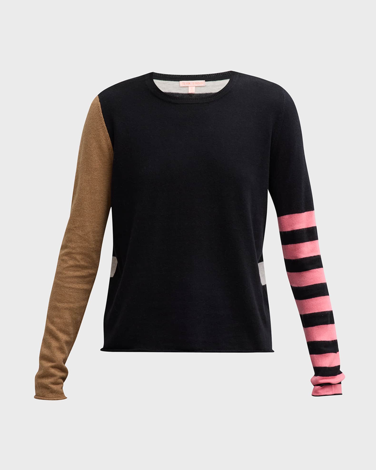 Lisa Todd Pop Rox Colorblock Striped Sweater | Neiman Marcus