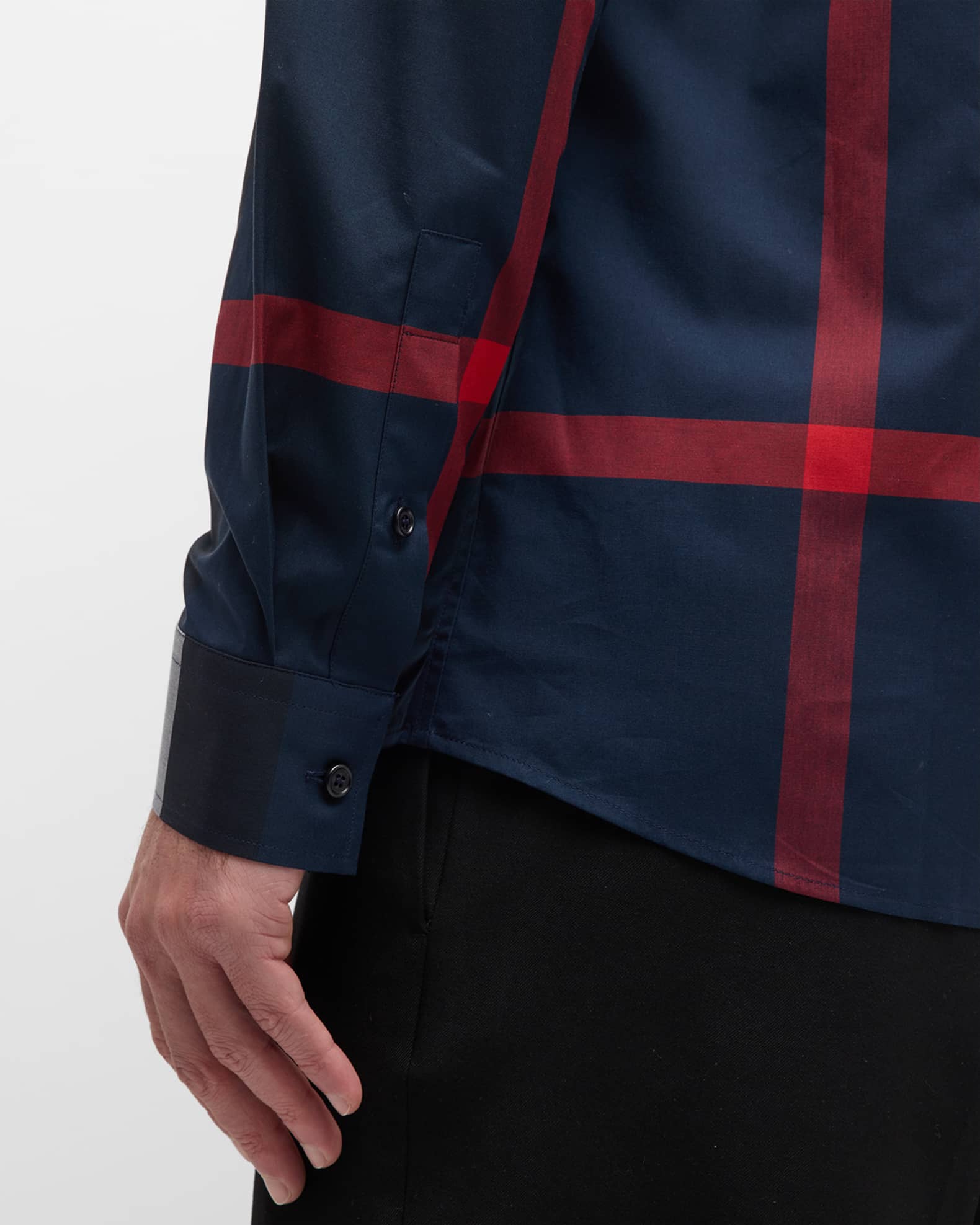 Burberry Men's Summerton Check Button-Down Shirt | Neiman Marcus