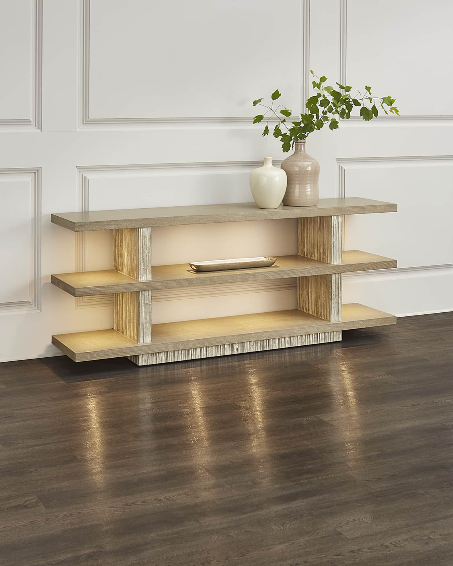 John-Richard Collection Framework Console Table | Neiman Marcus