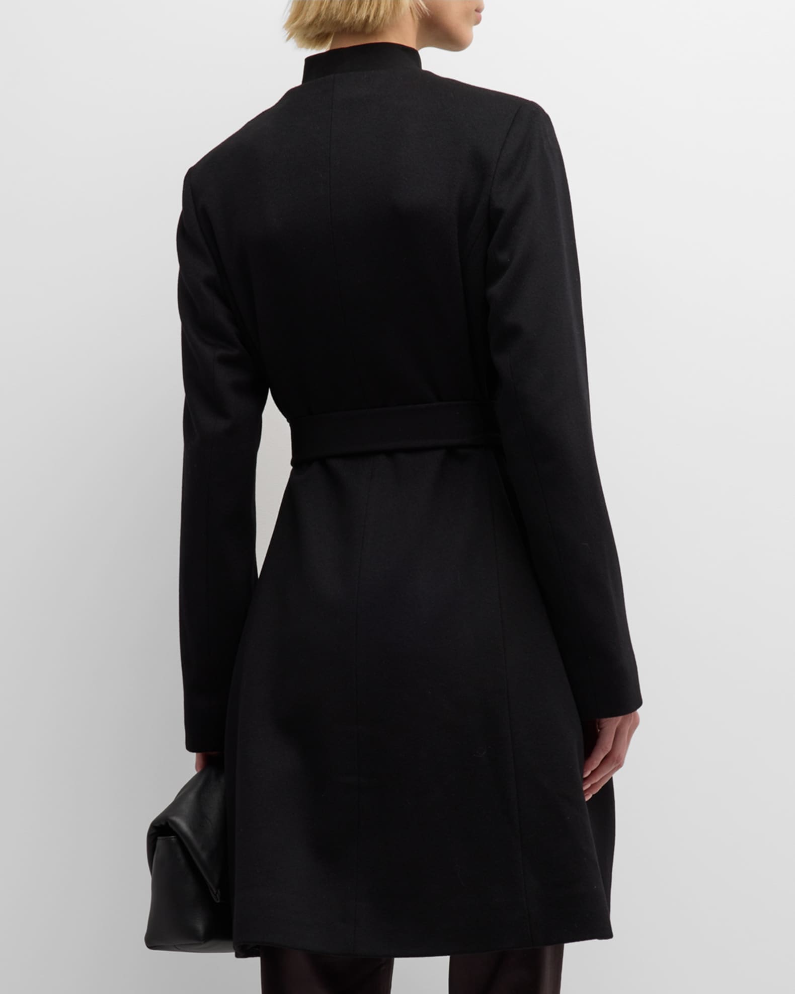 Fleurette Alva Belted Wool Top Coat | Neiman Marcus