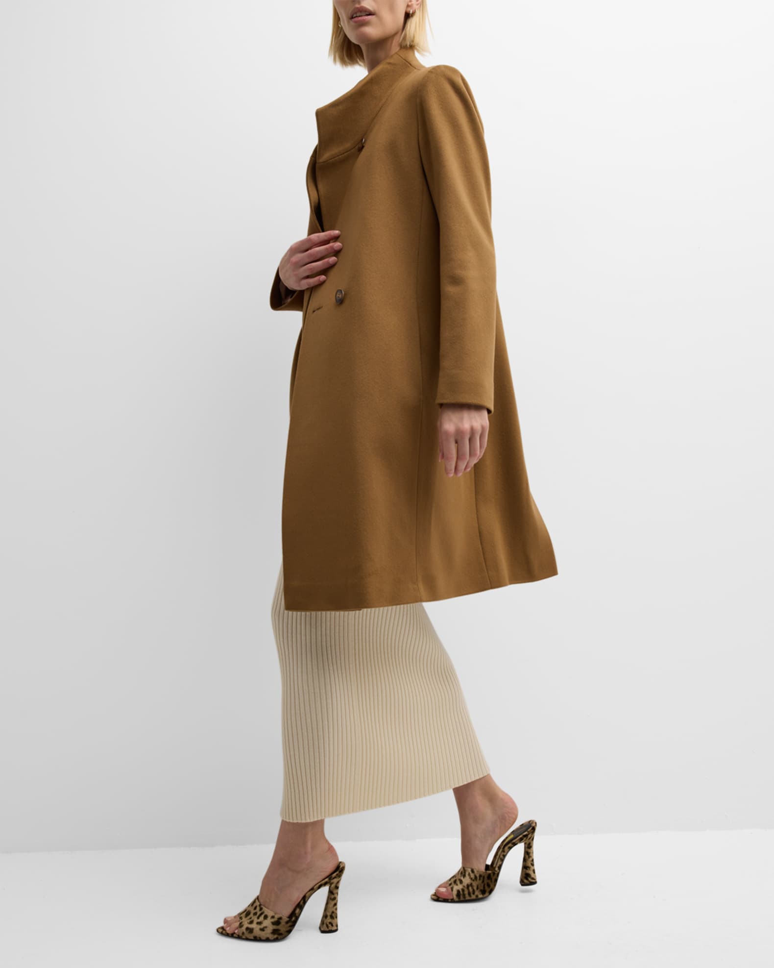 Fleurette Vick Wool Overcoat | Neiman Marcus