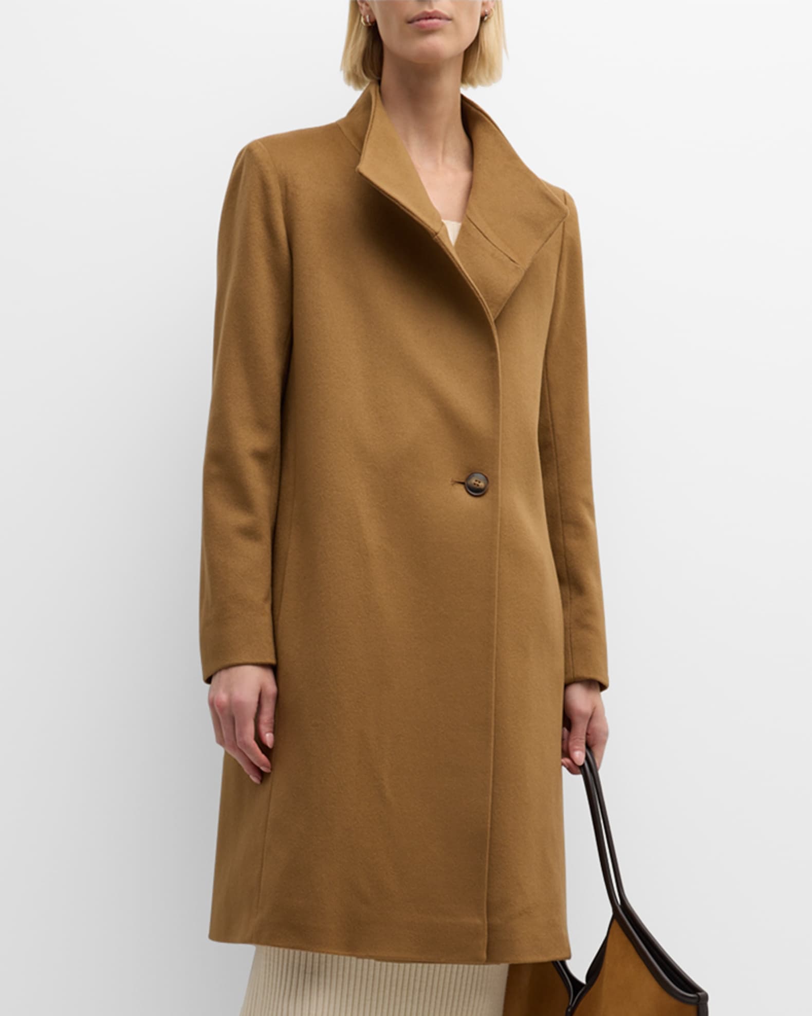 Fleurette Vick Wool Overcoat | Neiman Marcus