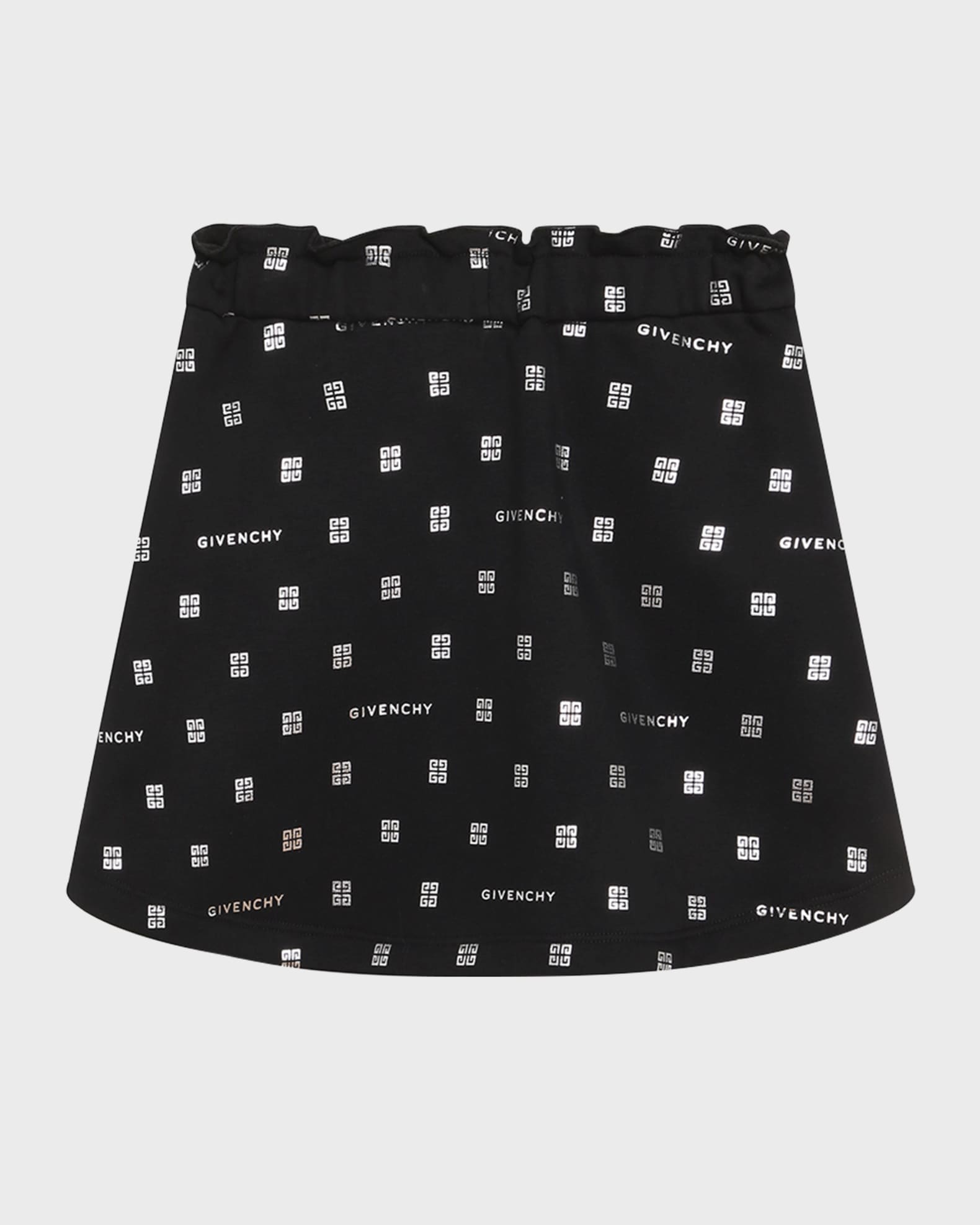 Givenchy Girl's 4G-Print Fleece Drawstring Skirt, Size 4-6 | Neiman Marcus