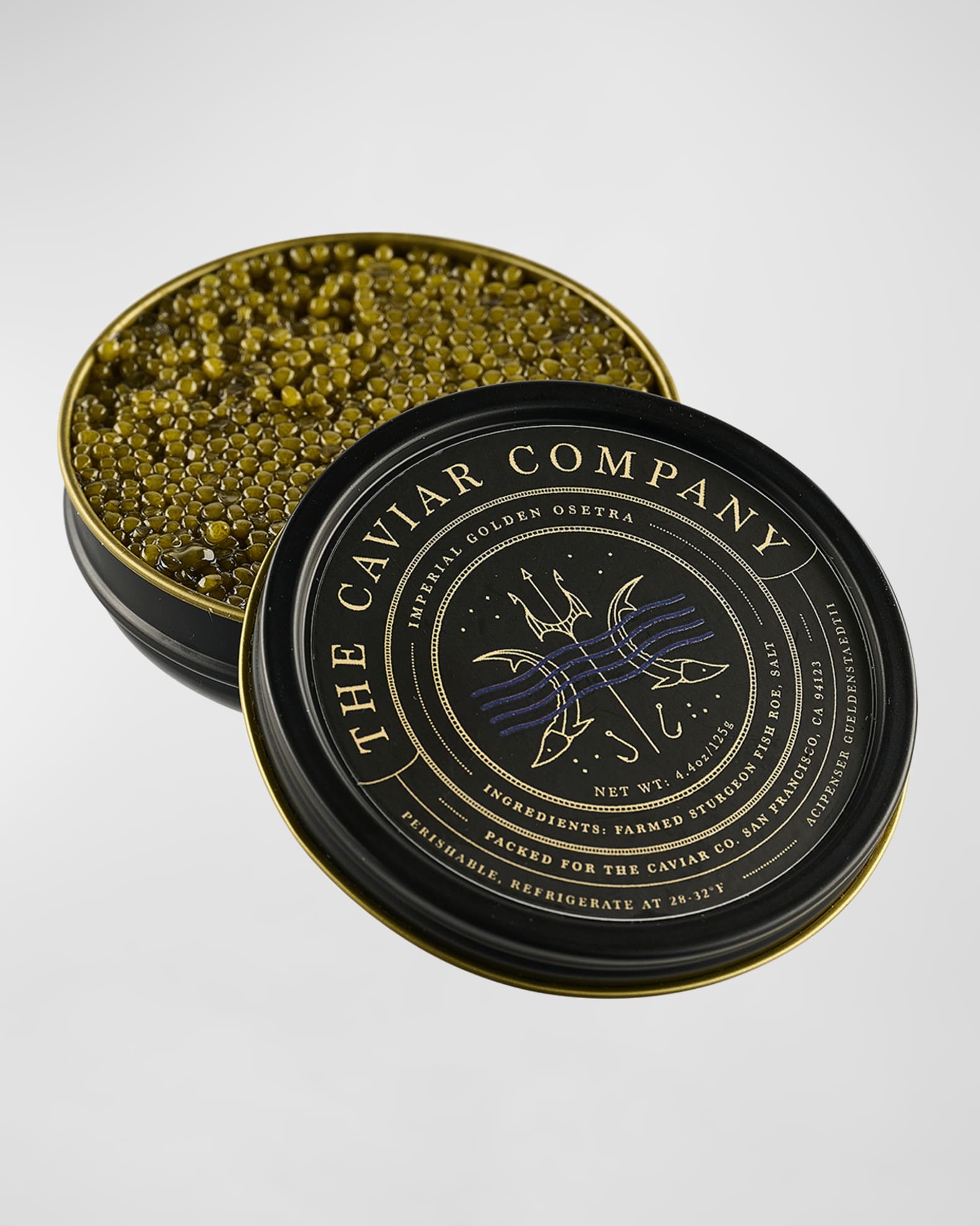 The Caviar Co. Imperial Golden Osetra Caviar Case, 4.4 oz. | Neiman Marcus
