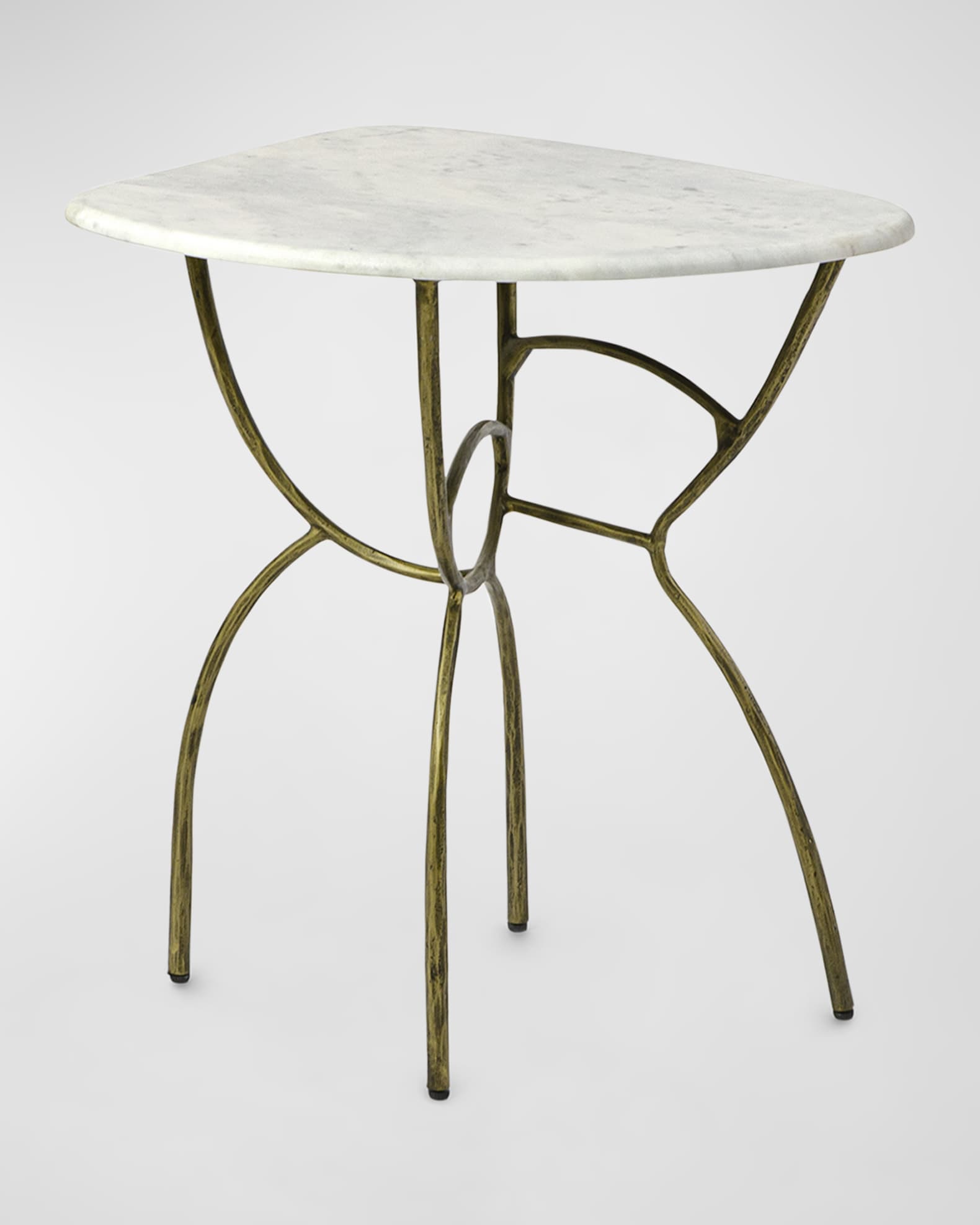 Palecek Alexi Tall Marble Side Table | Neiman Marcus