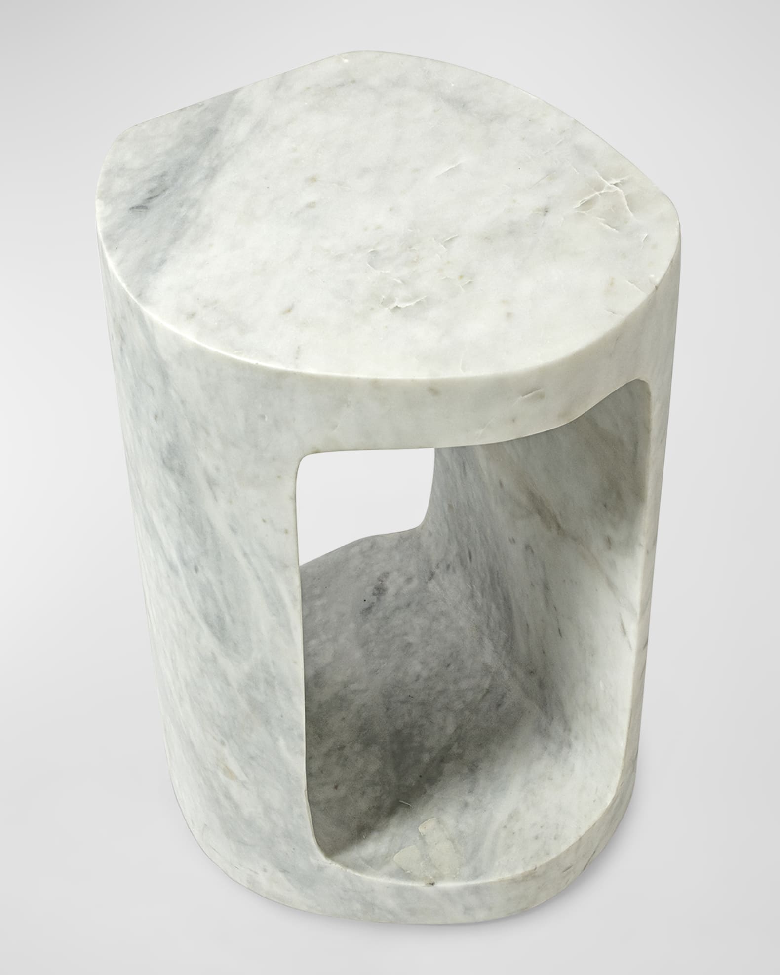 Palecek Bianca Marble Side Table | Neiman Marcus