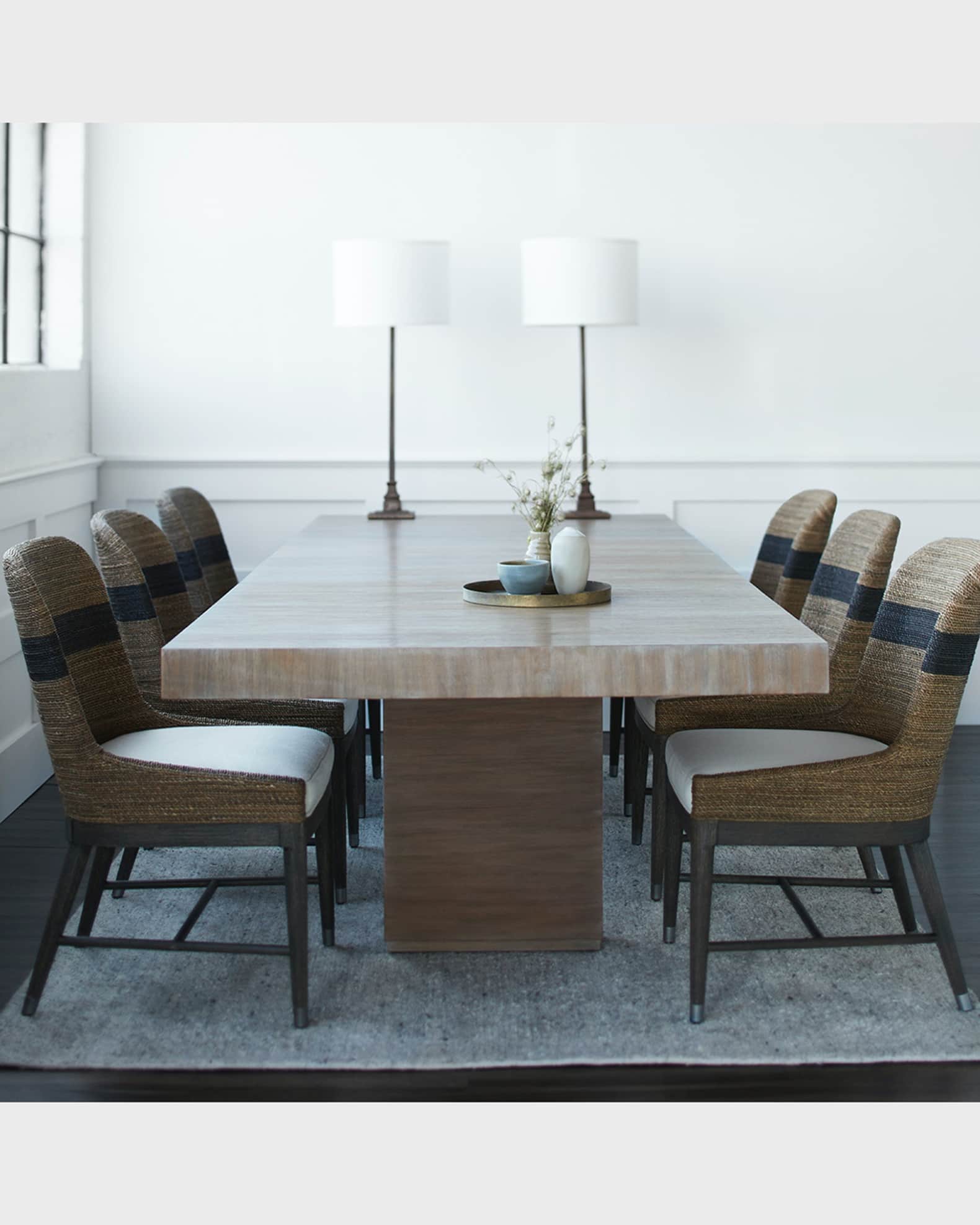 Palecek Broderick Dining Table With Leaves | Neiman Marcus
