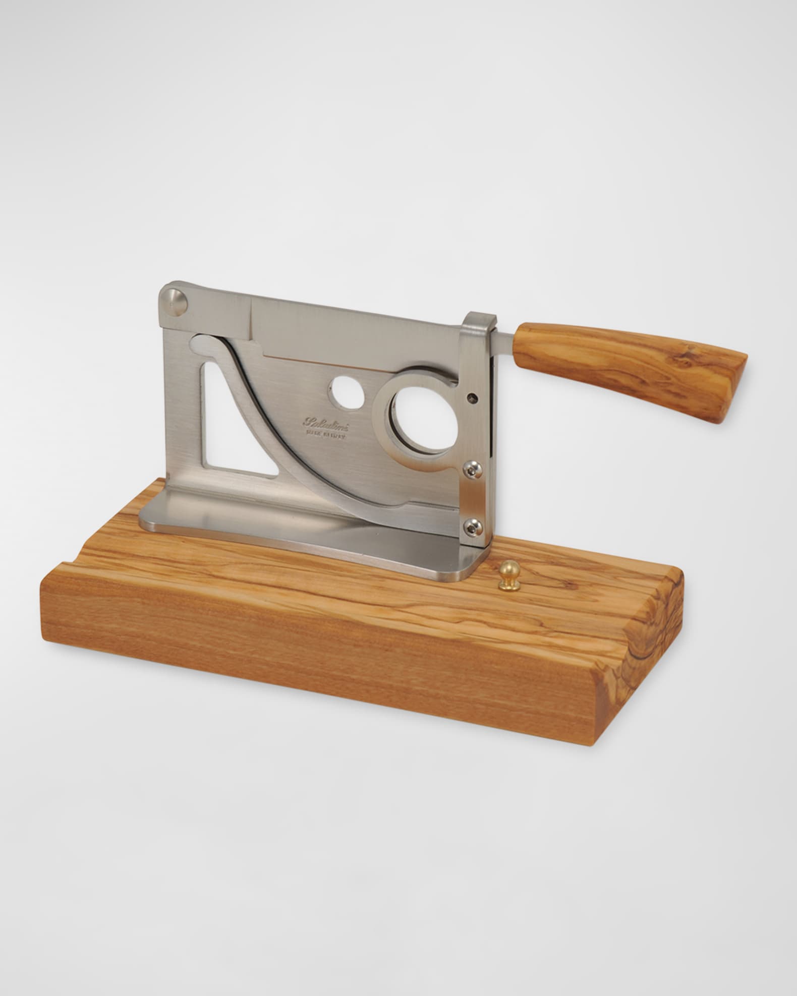 Coltellerie Saladini Olive Wood Table Cigar Cutter | Neiman Marcus