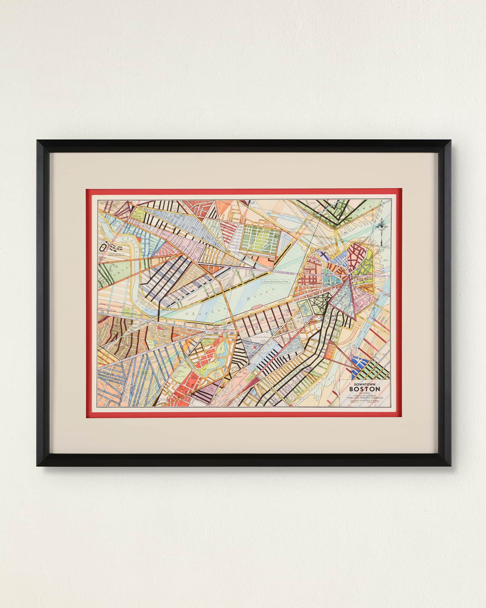 Colorful Maps Giclee Wall Art Collection | Neiman Marcus